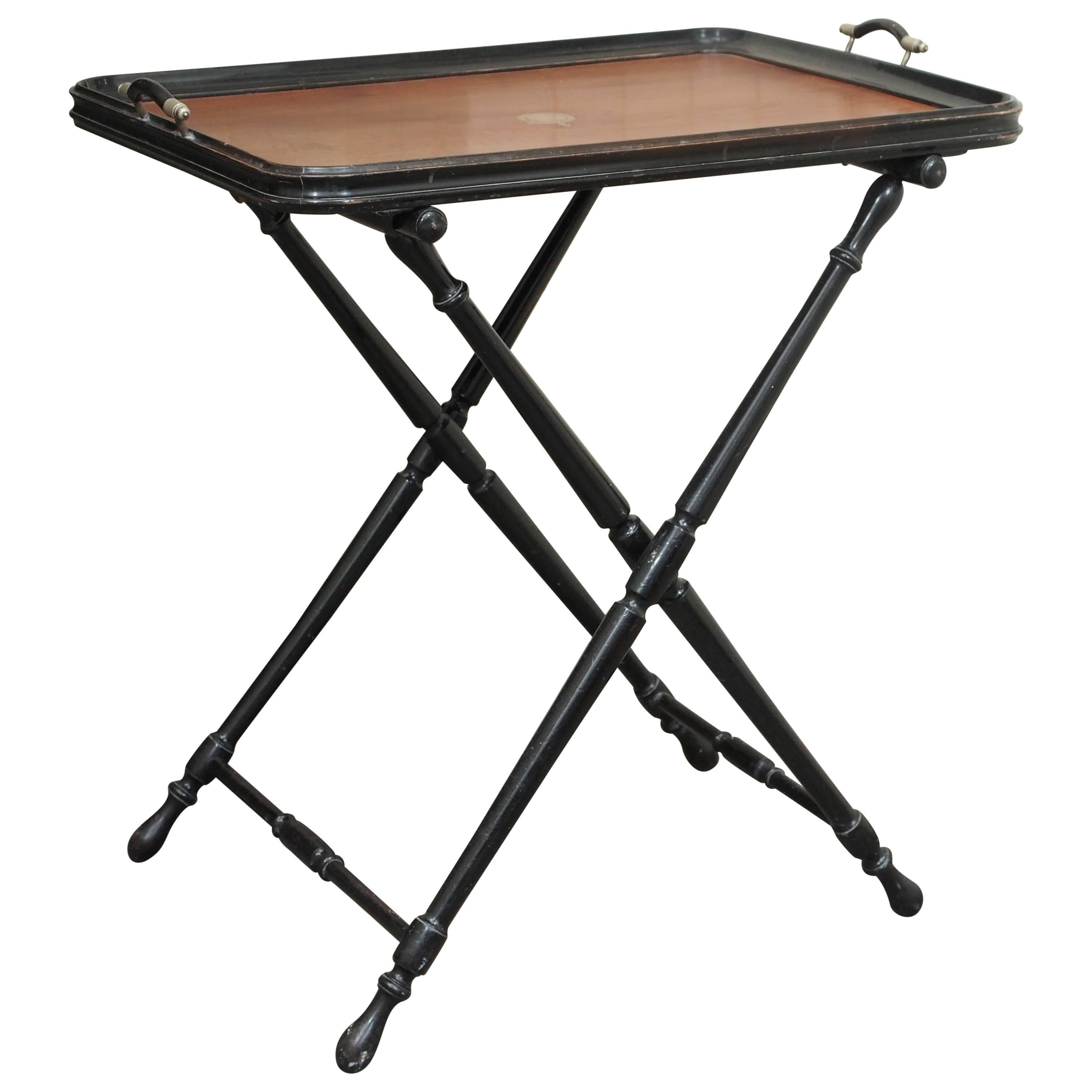 A Rare Pair of American Mercury Glass Gazing Balls; the 'Silent Butler ...