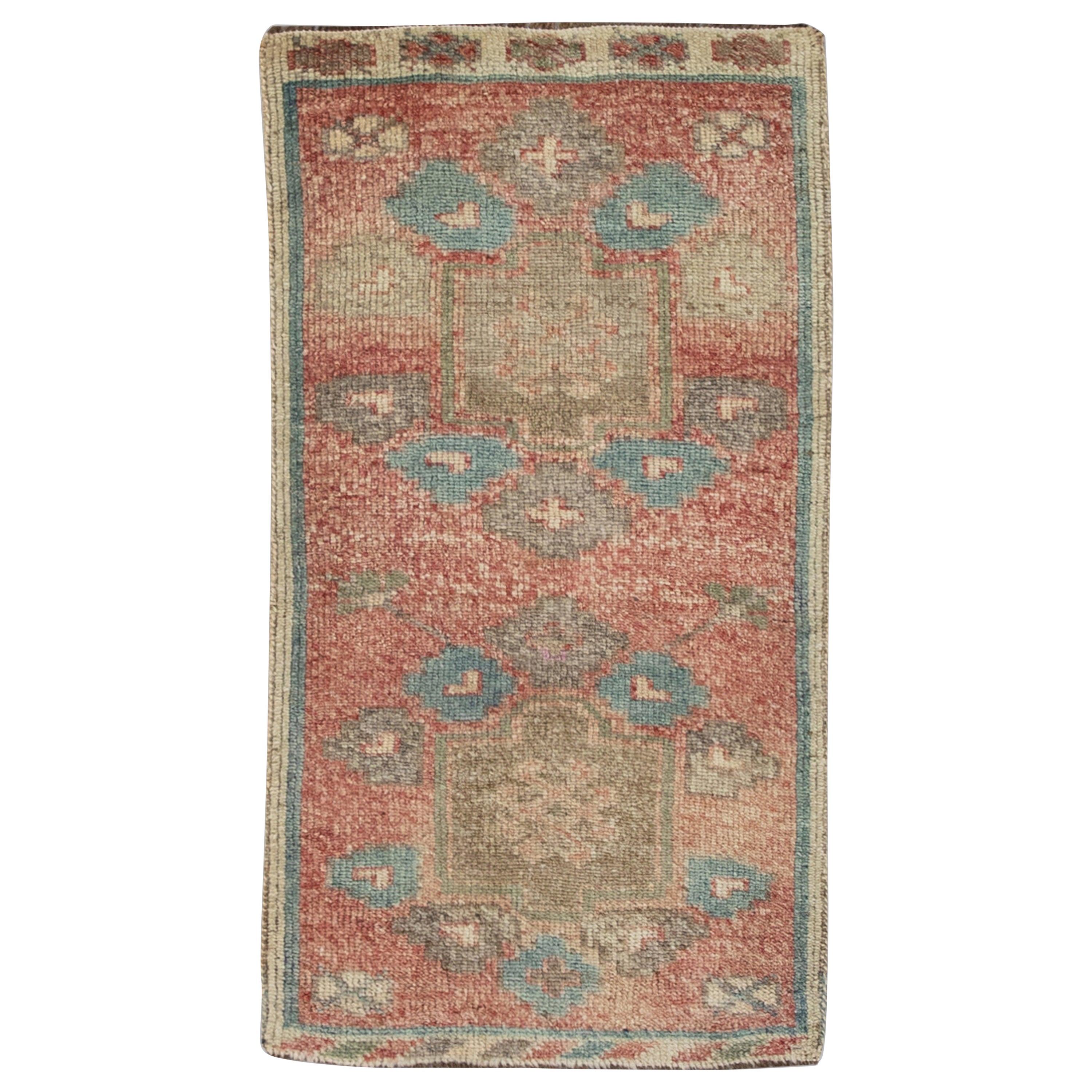 Oriental Hand Knotted Vintage Turkish Mini Rug 1'9" x 3'3" #8608 For ...