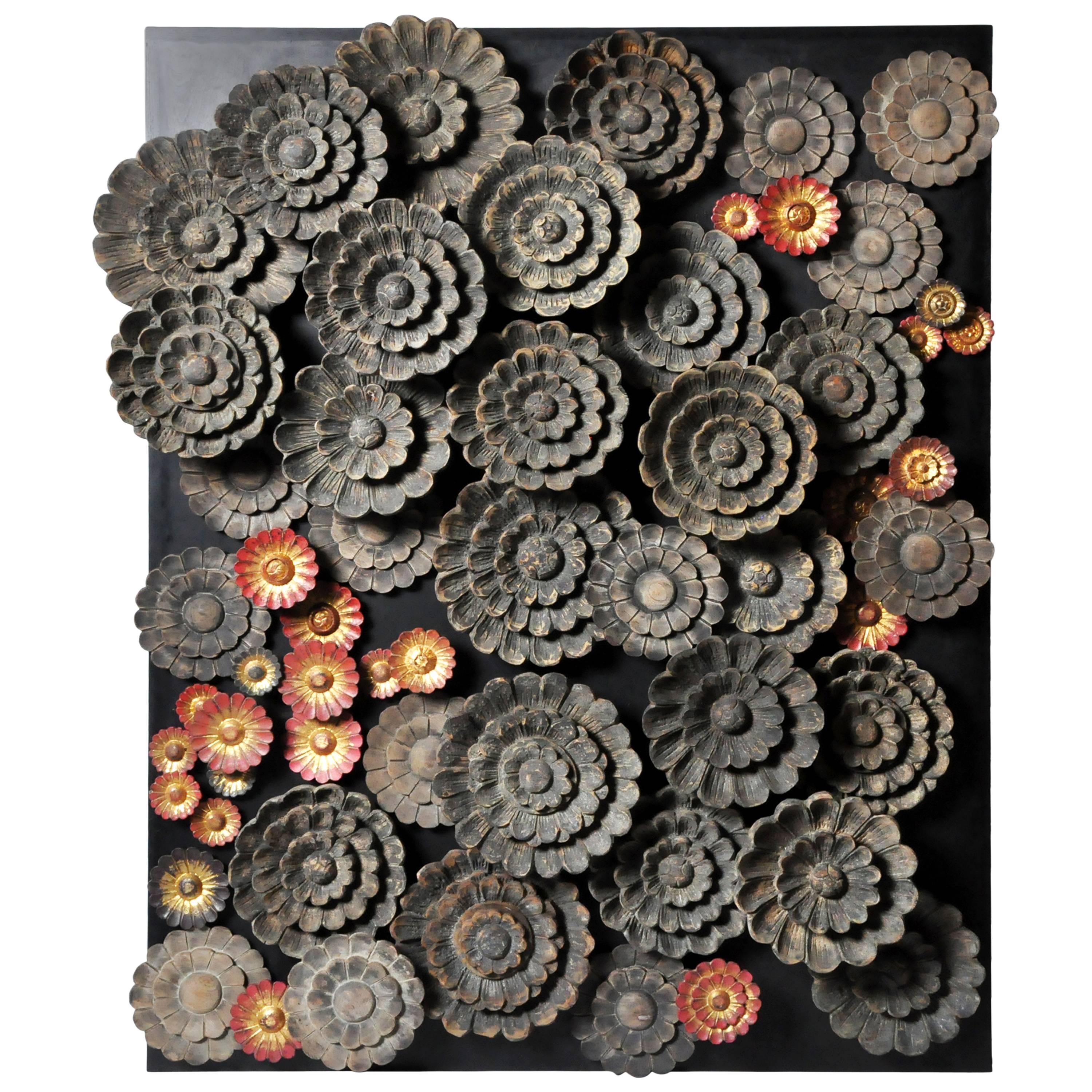 GT Atelier Lotus Flower Wall Panel at 1stDibs