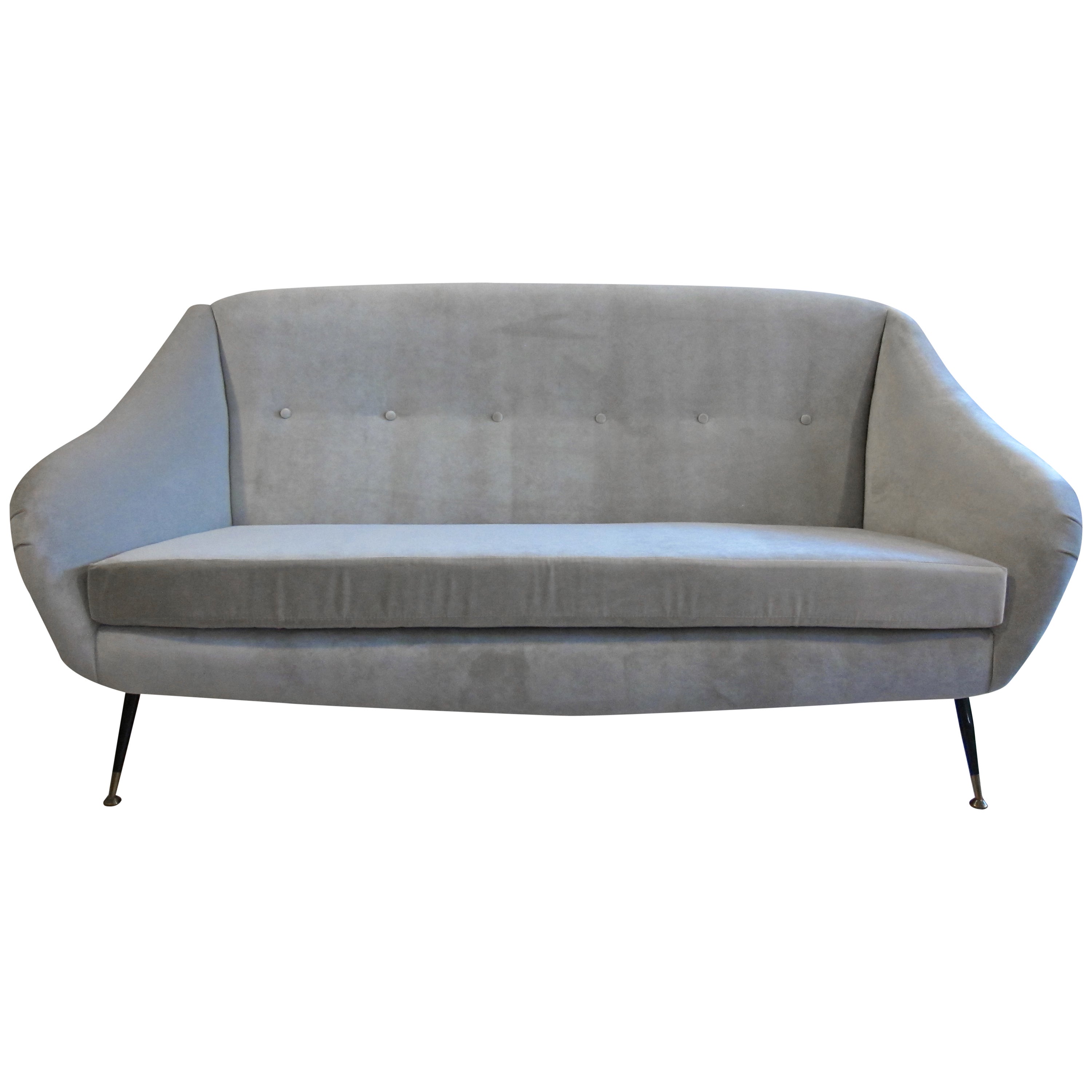 Ico Parisi Style Sofa, circa 1950 at 1stDibs