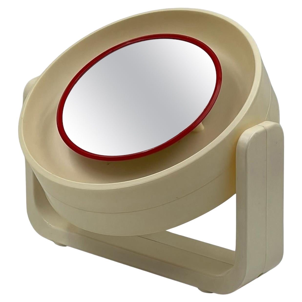 Rare 1960s Space Age Mirror with Light - Vintage Design by Allstar ...