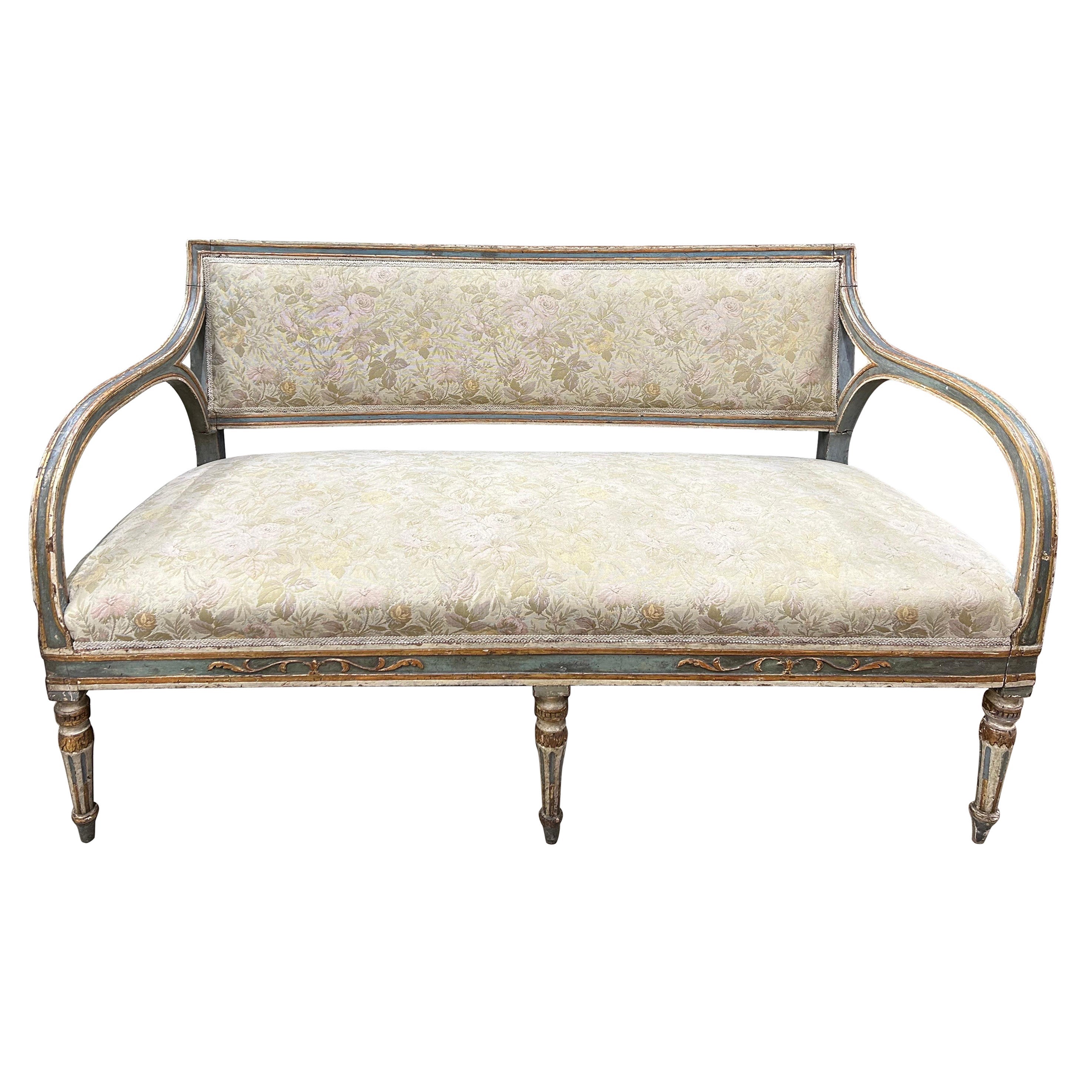 19th Century French Louis XVI Style Sofa For Sale at 1stDibs