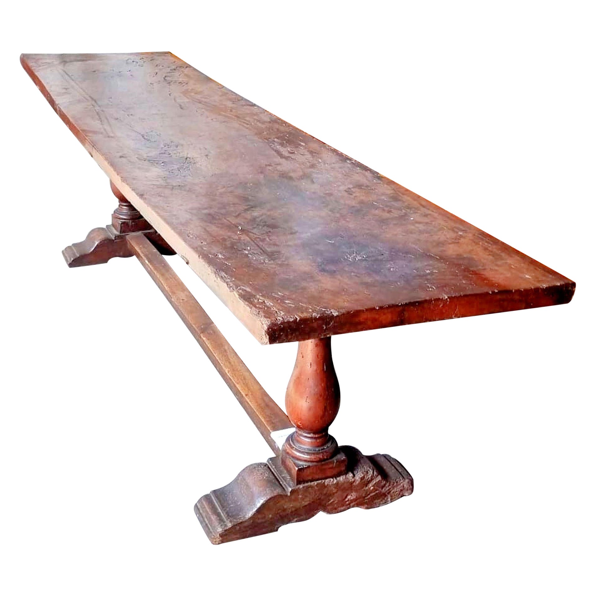 Italian Refectory Table - Circa 1680 For Sale at 1stDibs