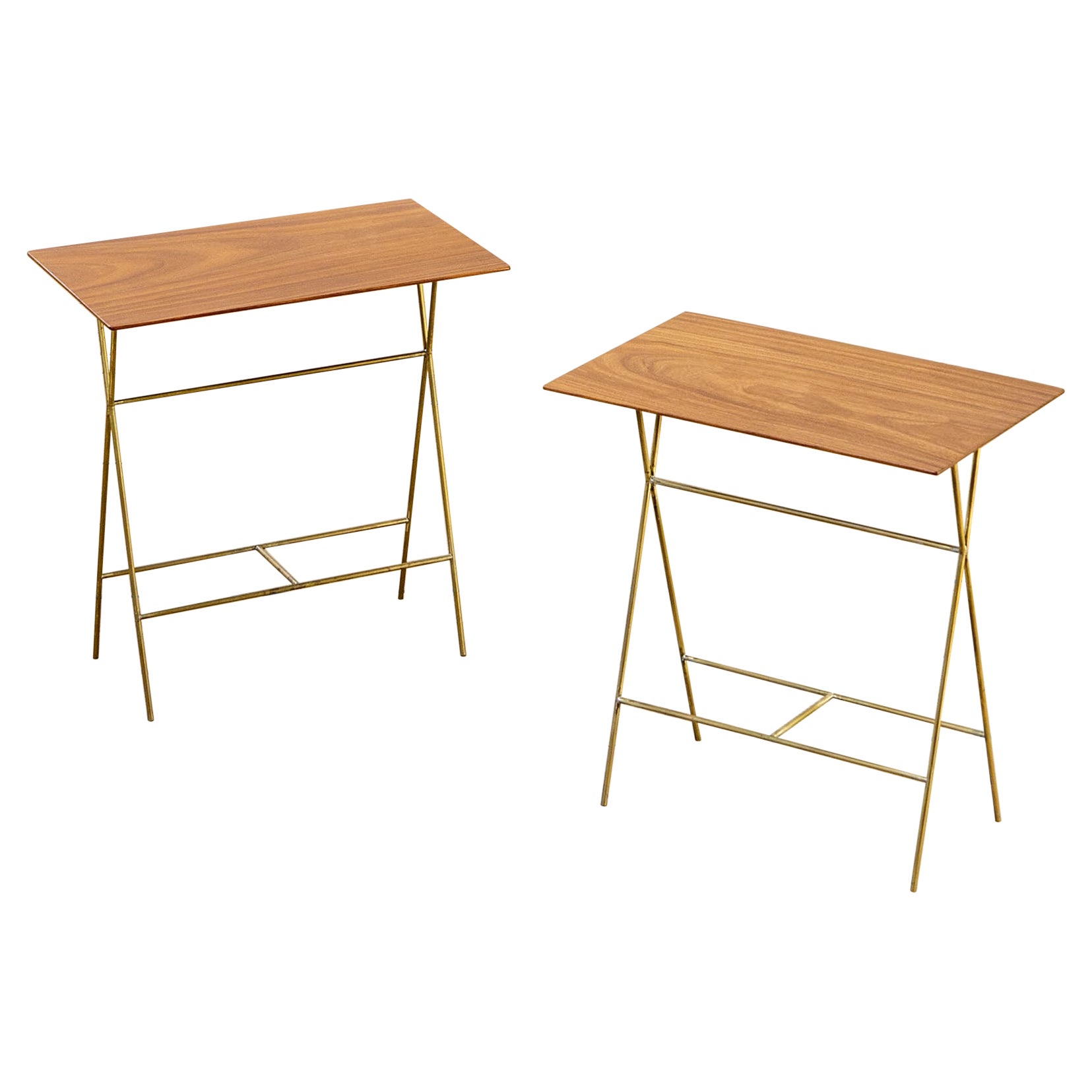 20th Century, Azucena Pair of Coffee Tables, 50s For Sale at 1stDibs