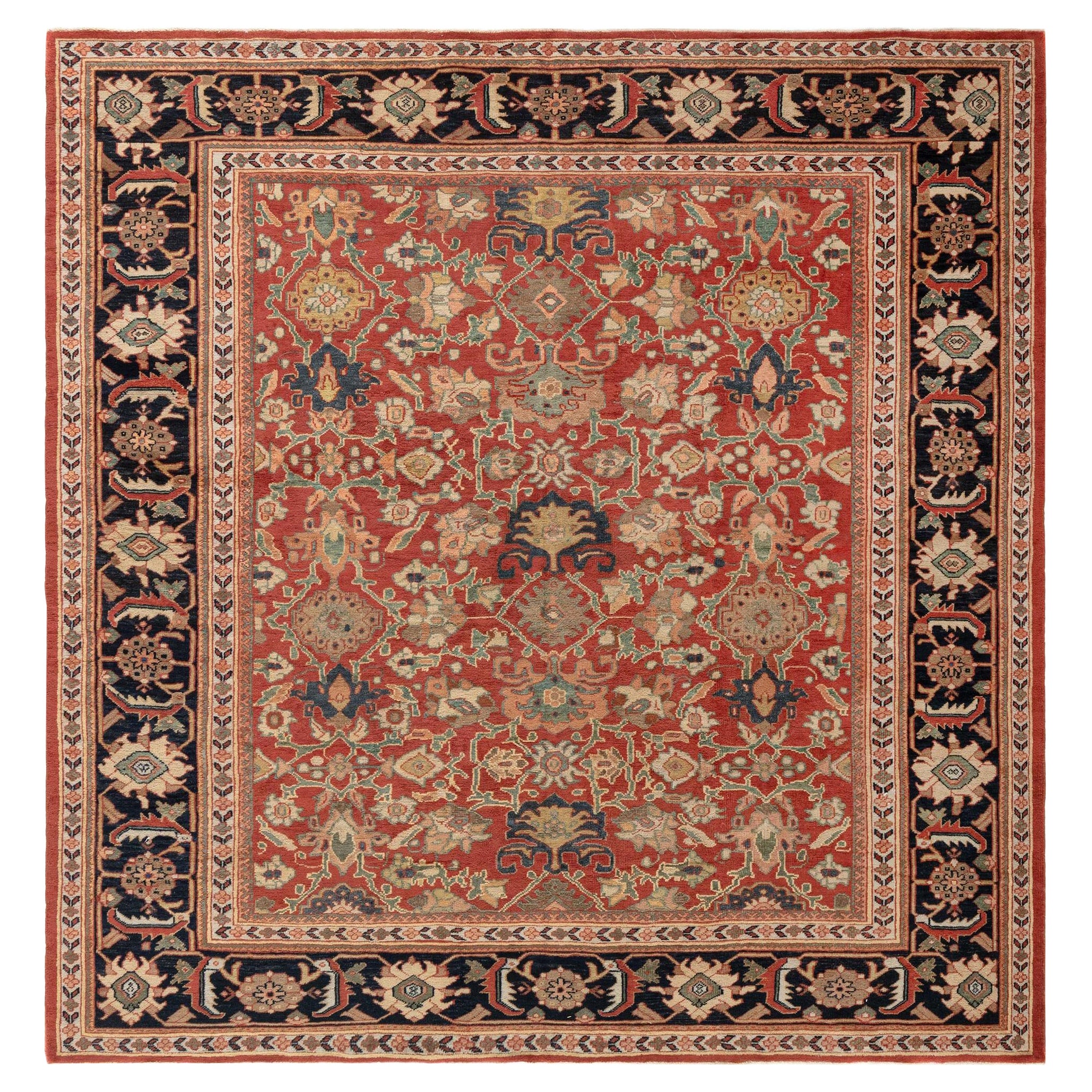 Antique Persian Sultanabad Rug For Sale at 1stDibs
