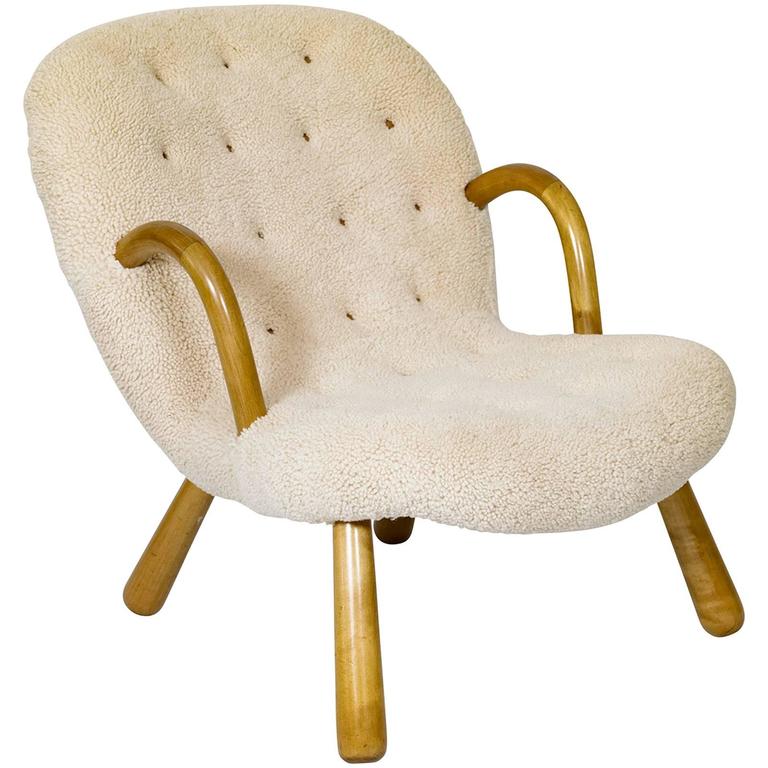 Philip Arctander "Clam" Chair at 1stDibs