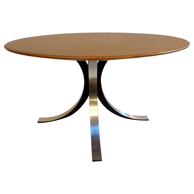 Osvaldo Borsani and Eugenio Gerli T69 Round Table for Tecno at 1stDibs