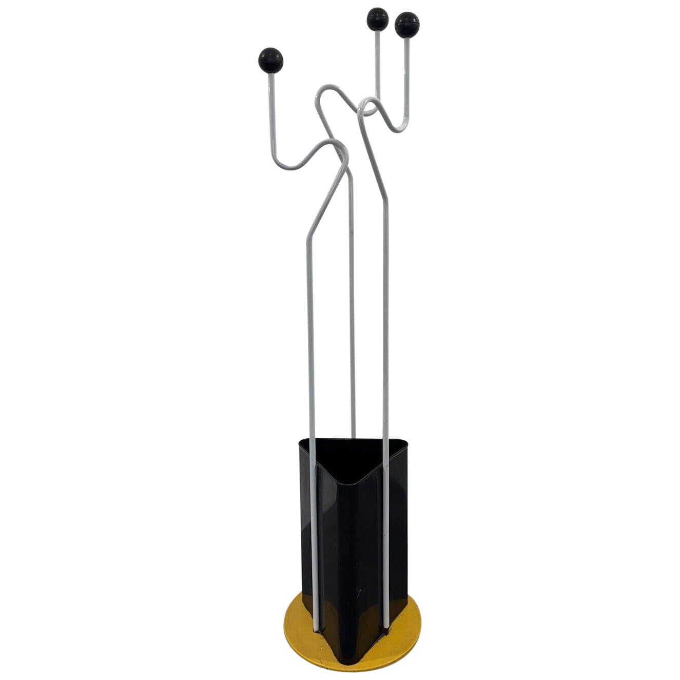 Memphis Coat Stand Postmodern Design Modernism 1980s For Sale at 1stDibs