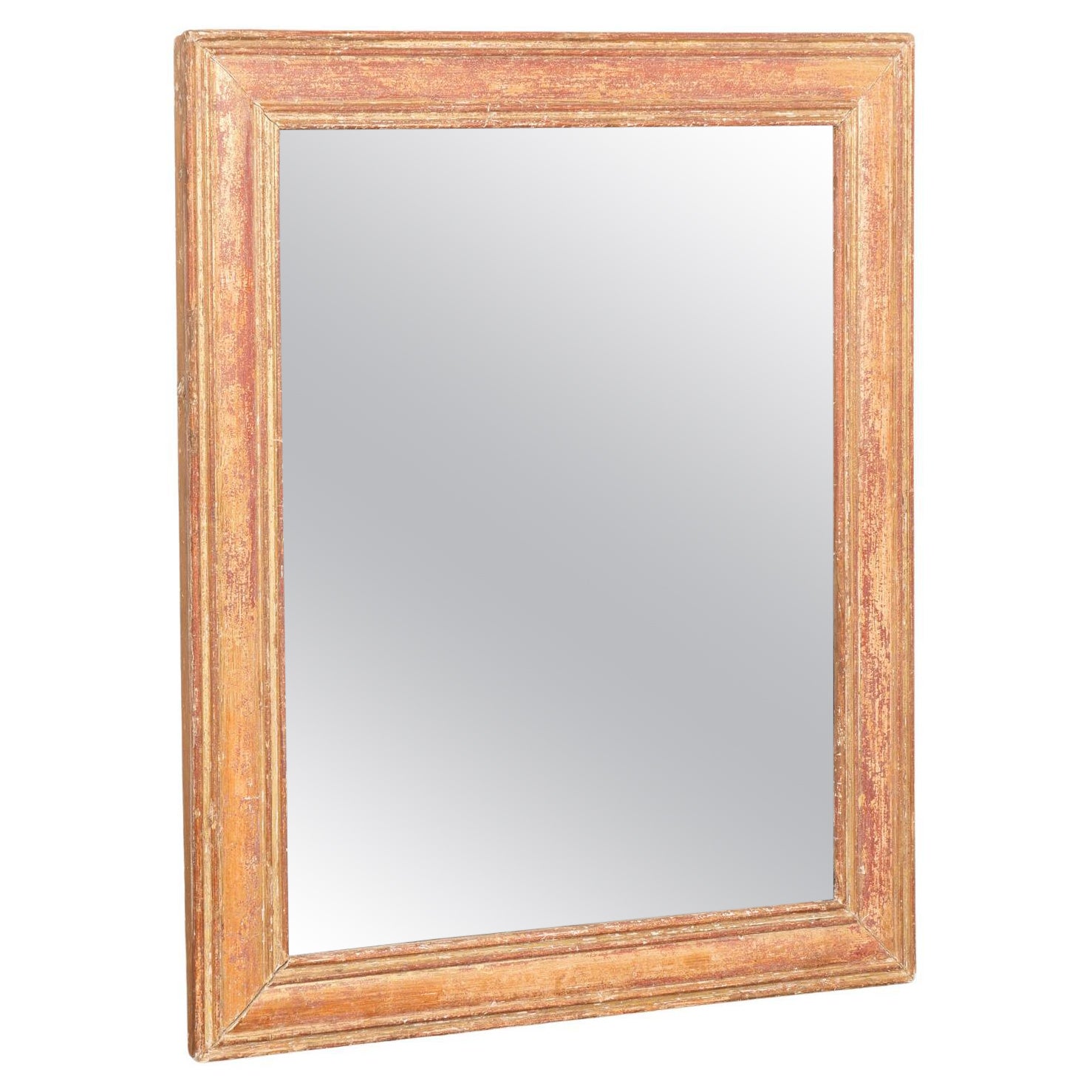 Swedish Red and Gold Mirror, Circa 1860-80 For Sale at 1stDibs