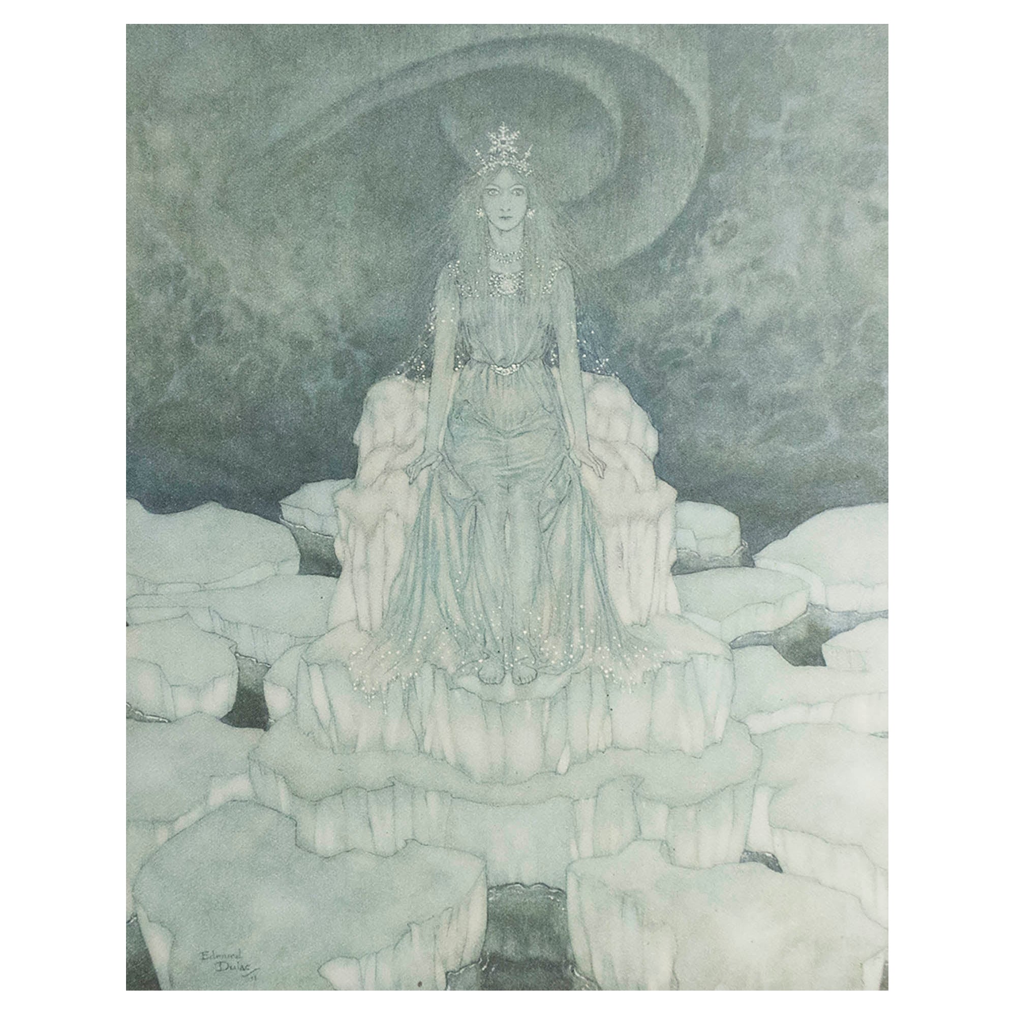 Original Vintage Print by Edmund Dulac, 1911. For Sale at 1stDibs