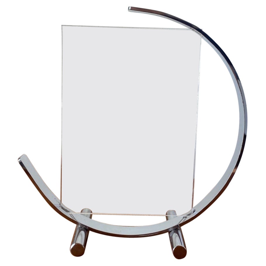 Art Deco Machine Age Chrome and Black Bakelite Picture Photo Frame by ...