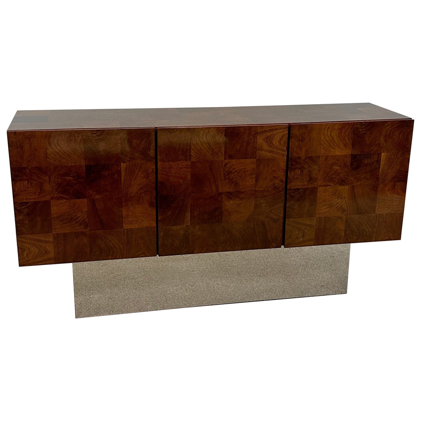Milo Baughman Walnut Credenza for Thayer Coggin For Sale at 1stDibs