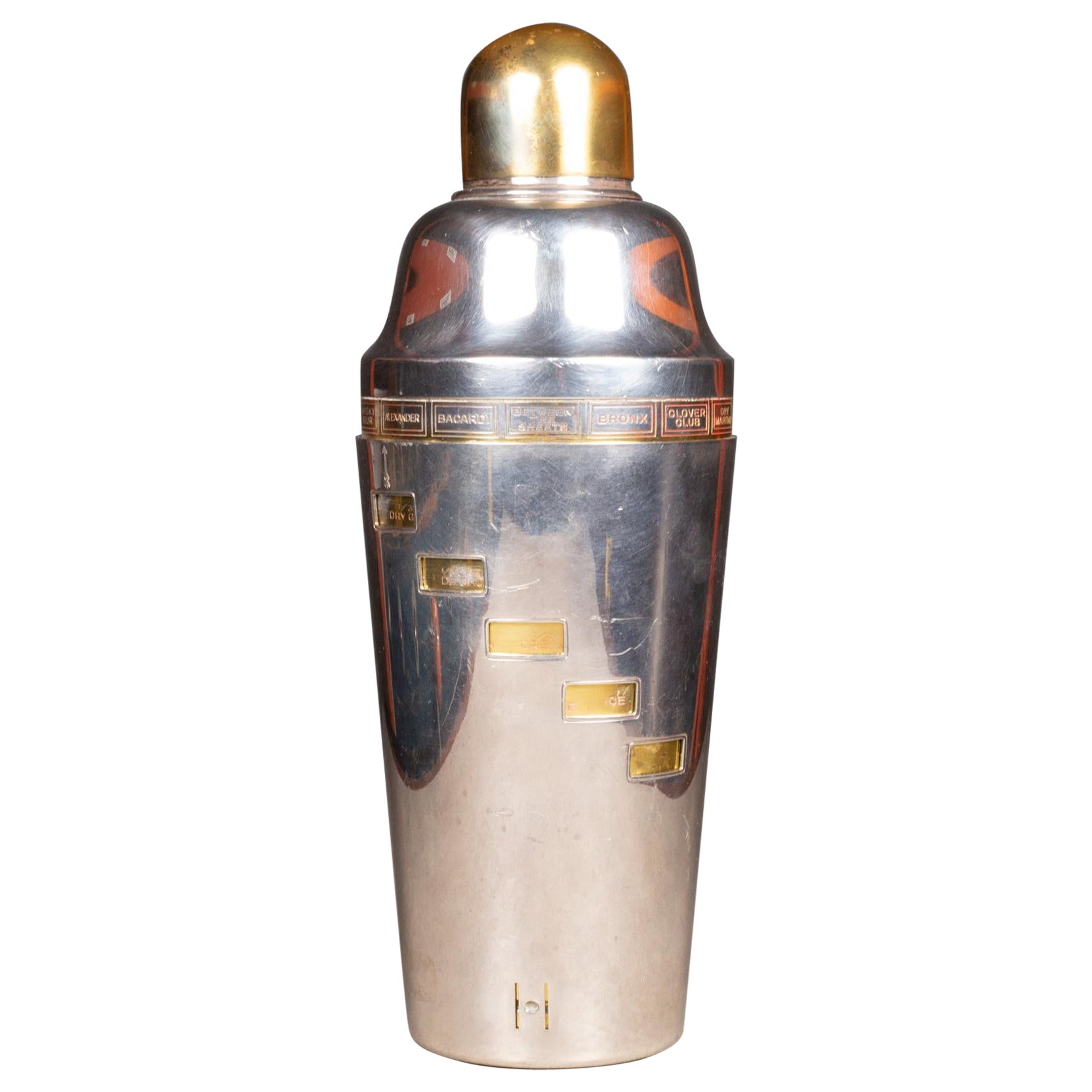 Napier Art Deco "Tells You How" Cocktail Shaker, 1932 For Sale at ...