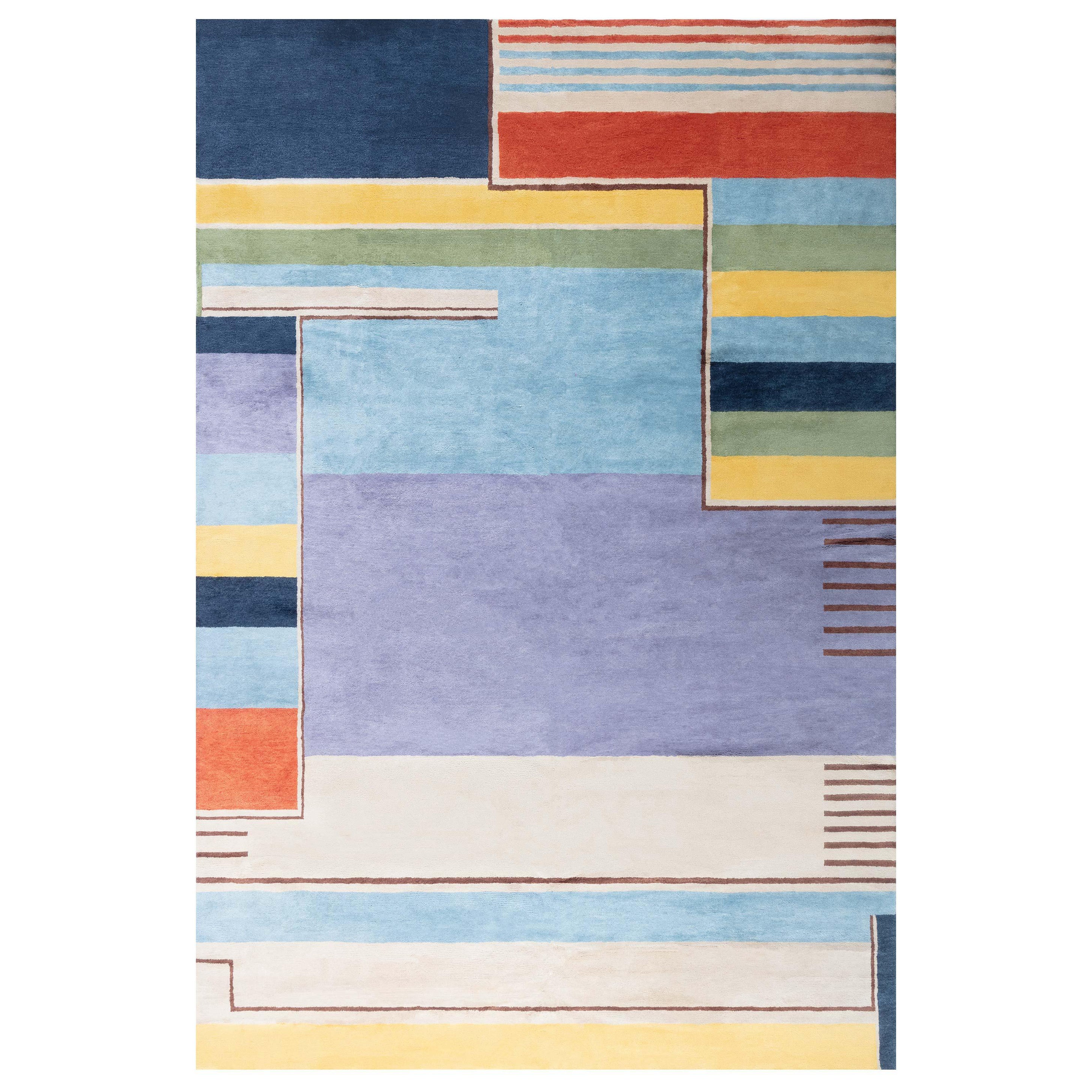 Deco Inspired Modern Rug by Doris Leslie Blau For Sale at 1stDibs