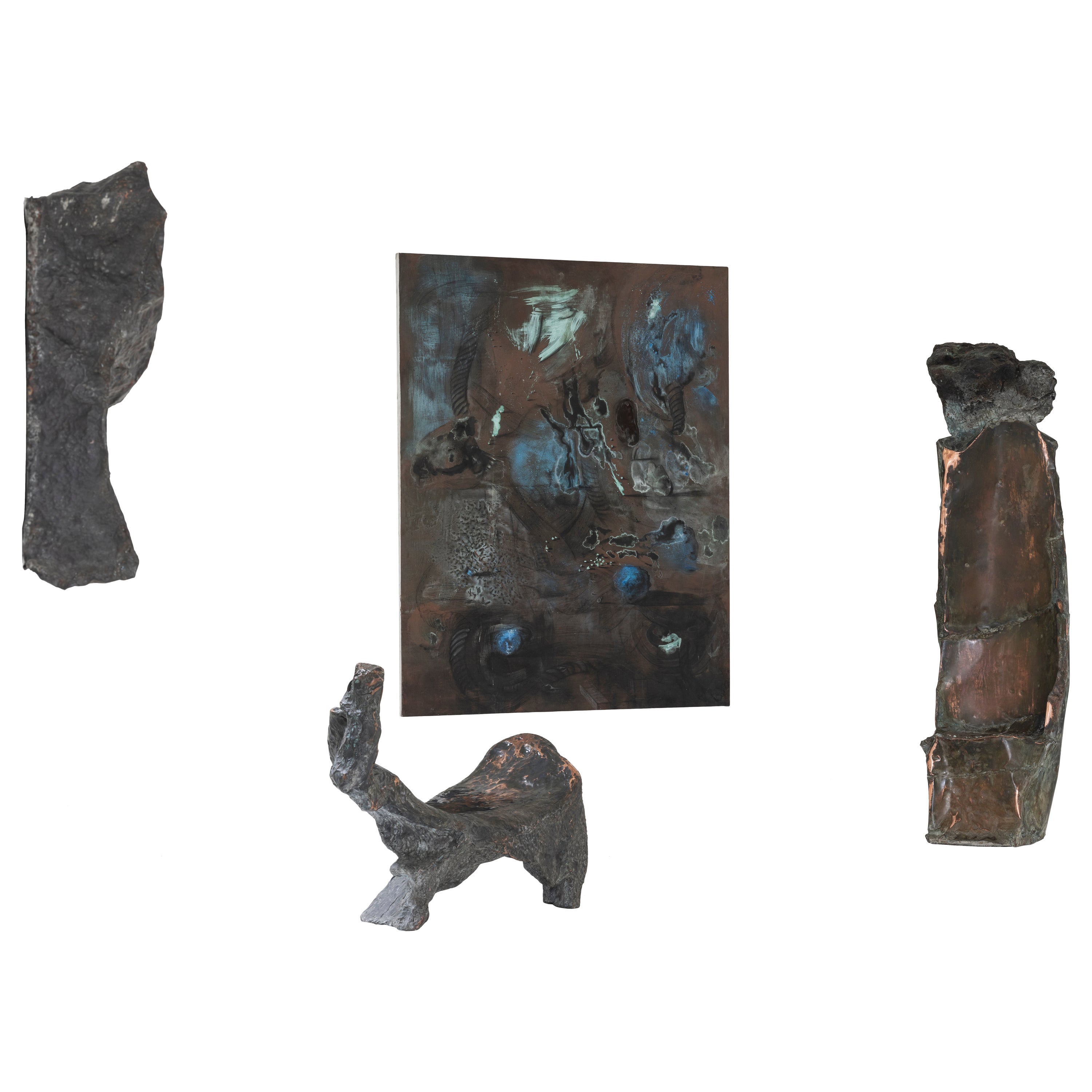 Contemporary copper painted Under Venusian Skies II by Marius Ritiu For ...