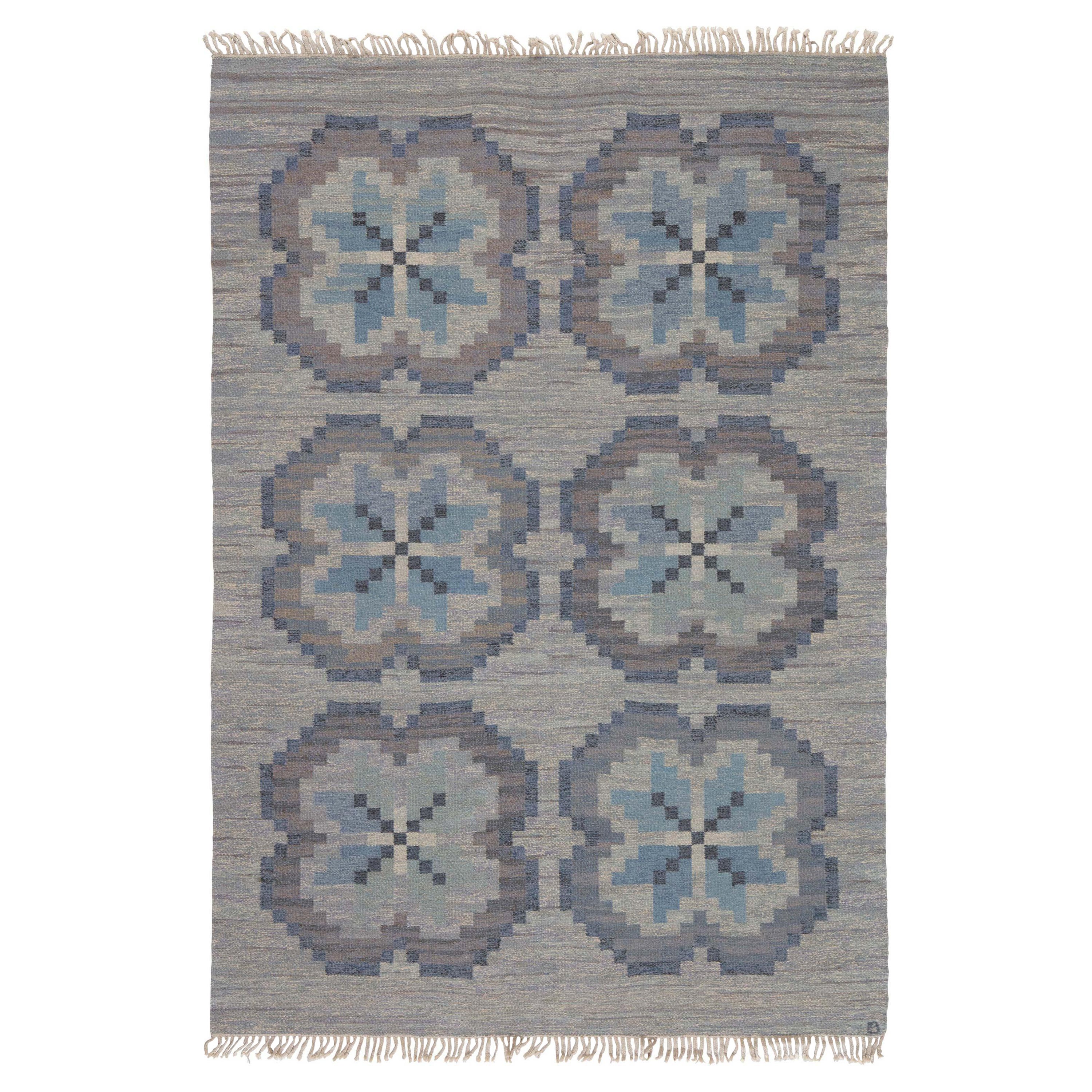 Doris Leslie Blau Midcentury Swedish Rug by Ingegerd Silow For Sale at ...