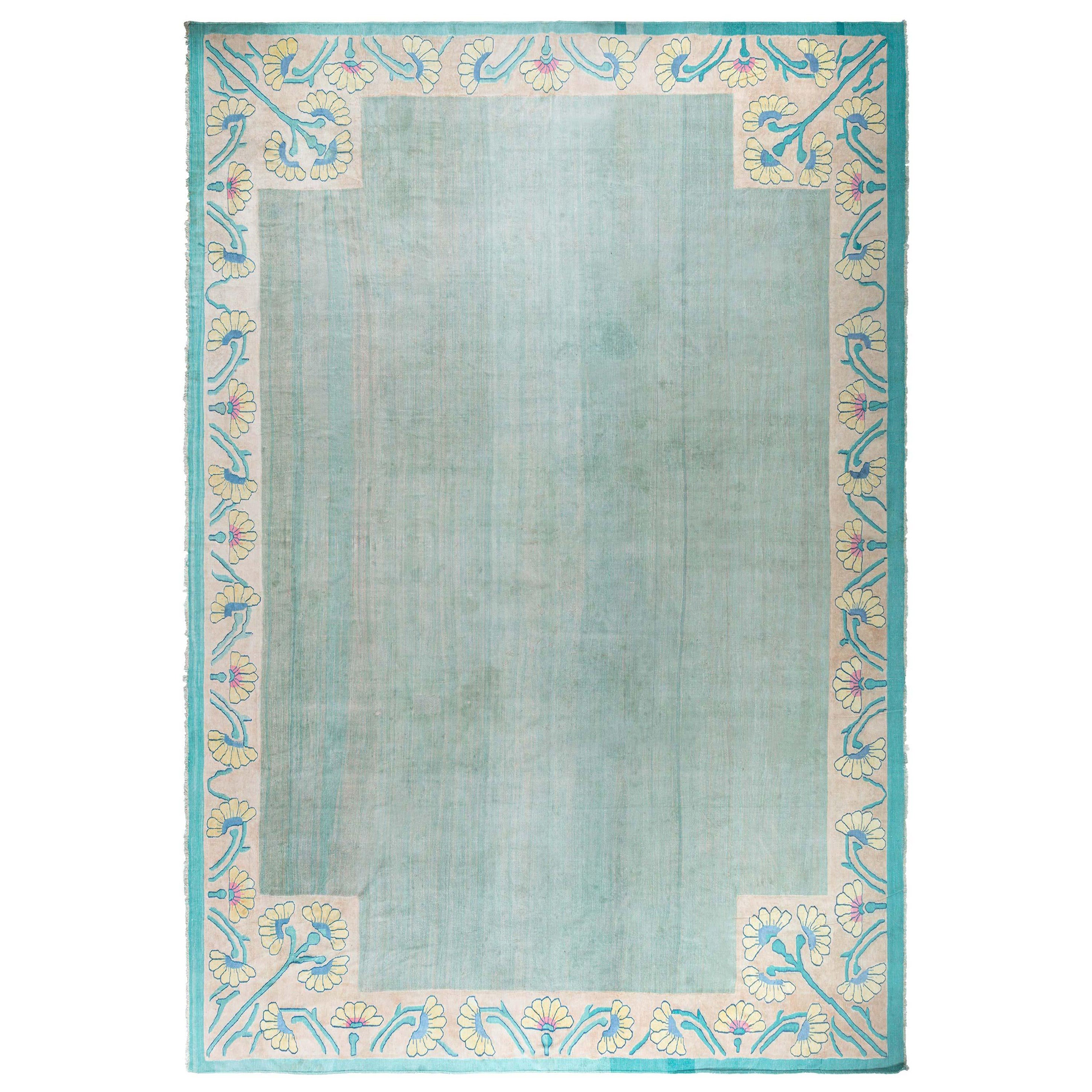 Doris Leslie Blau Midcentury Yellow Indian Dhurrie Flat-Woven Rug For ...