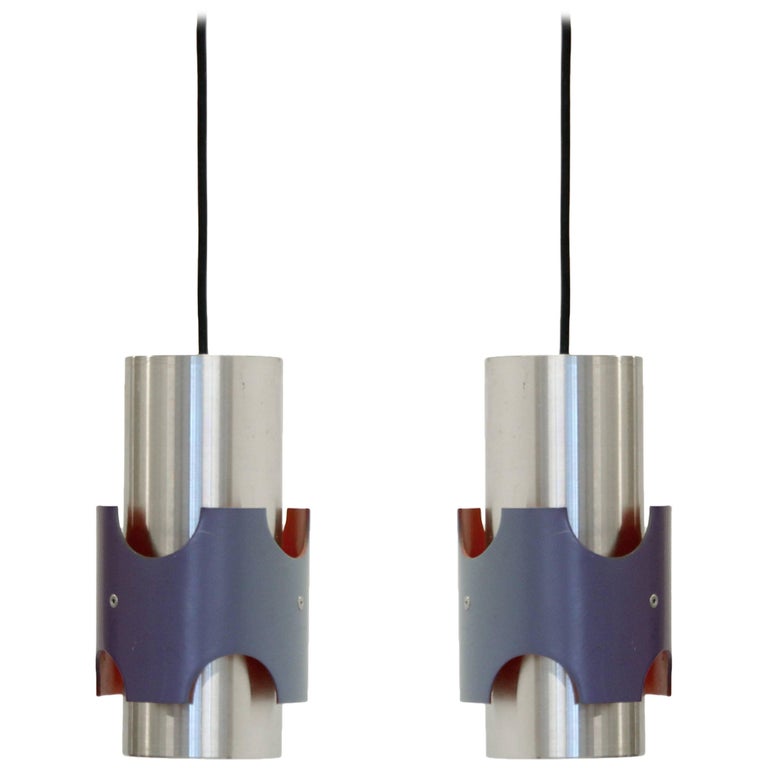 Pair of Scandinavian Ceiling Pendants, 1970s For Sale at 1stDibs