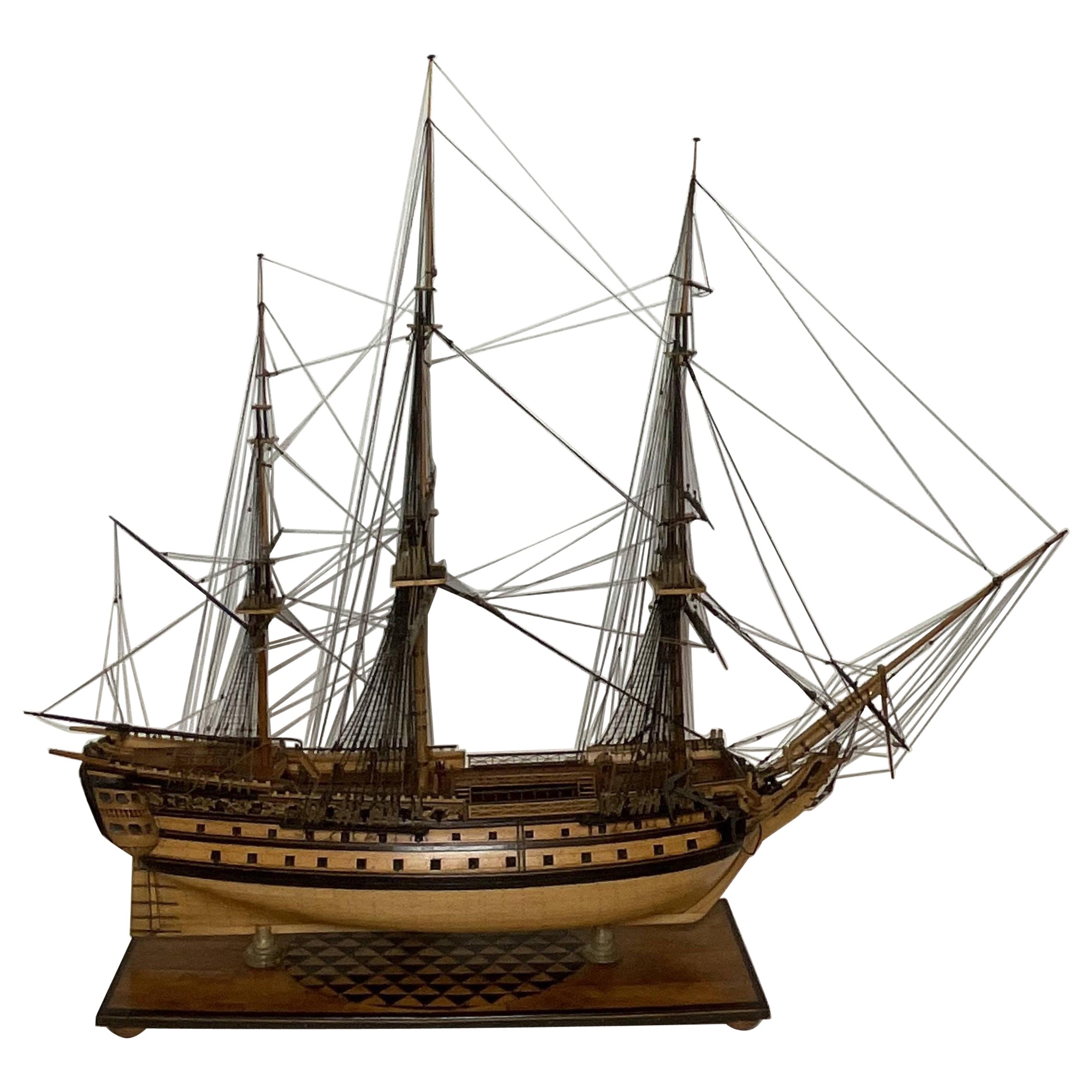 Model Of The USS Brig Of War Somers 1842 at 1stDibs | uss somers mutiny ...