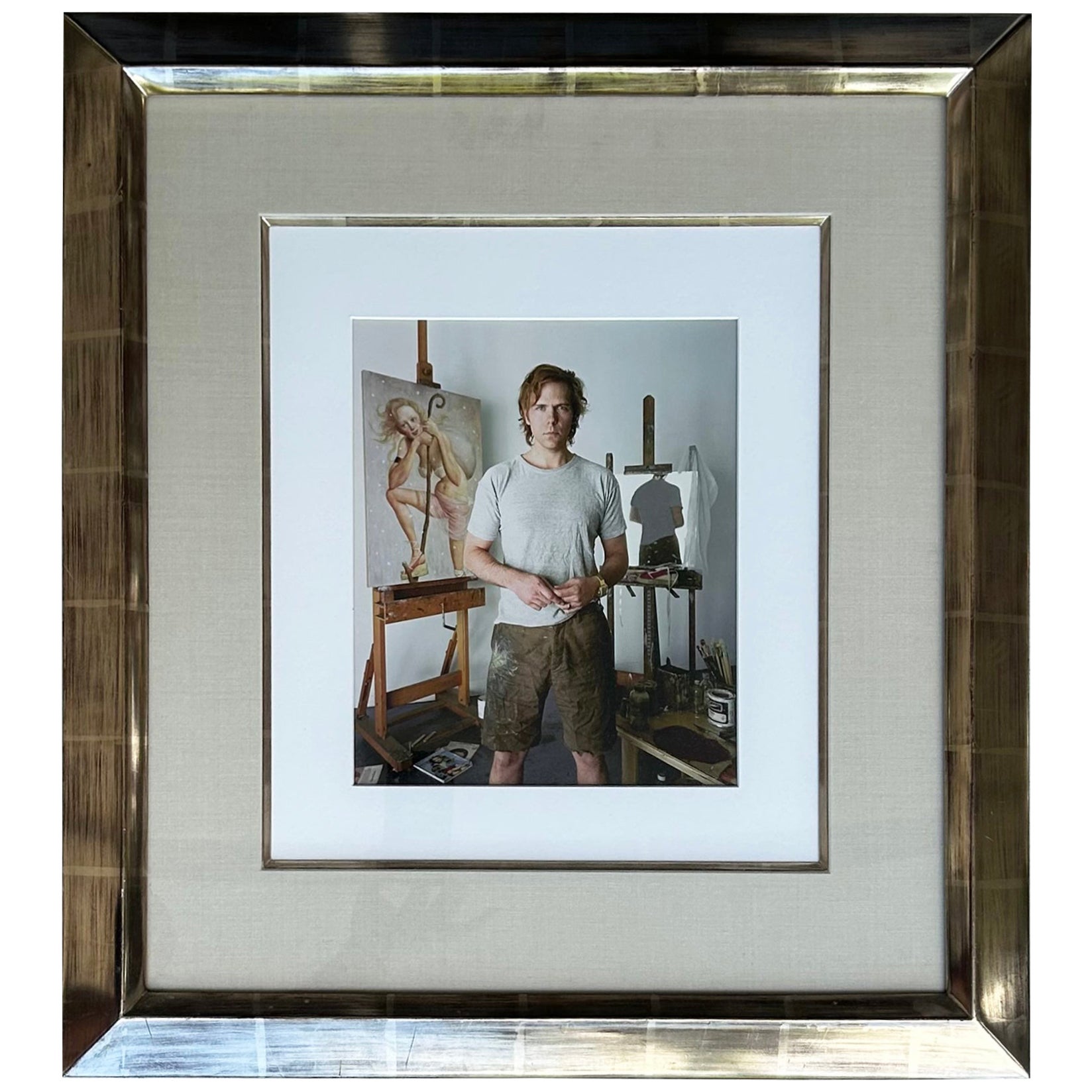 Todd Eberle C-Print Photograph of Artist Studio "John Currin, New York ...