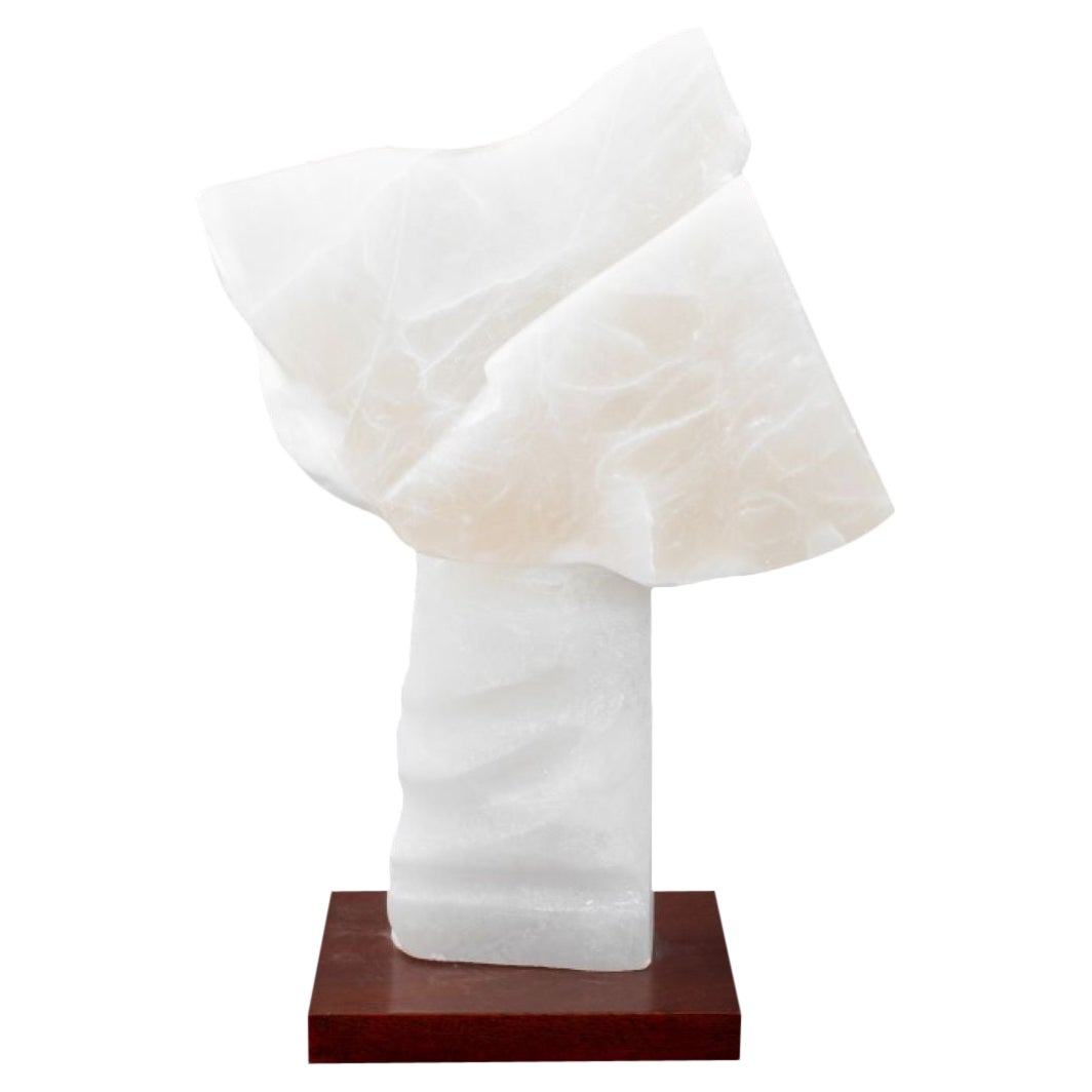 Joan Shapiro Modern Abstract Alabaster Sculpture For Sale at 1stDibs