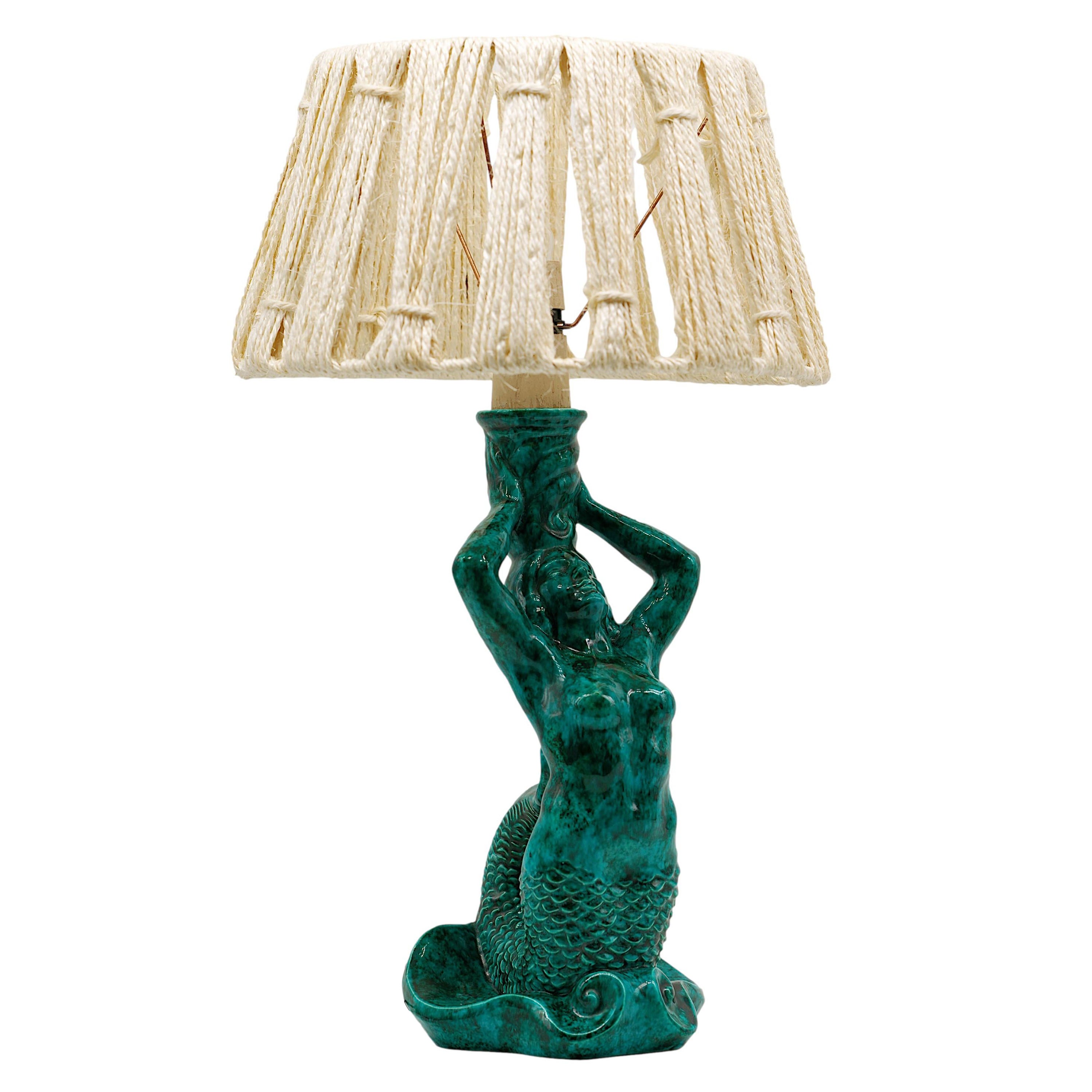 French Art Deco Bronze Mermaid Lamp at 1stDibs | art deco mermaid lamp ...