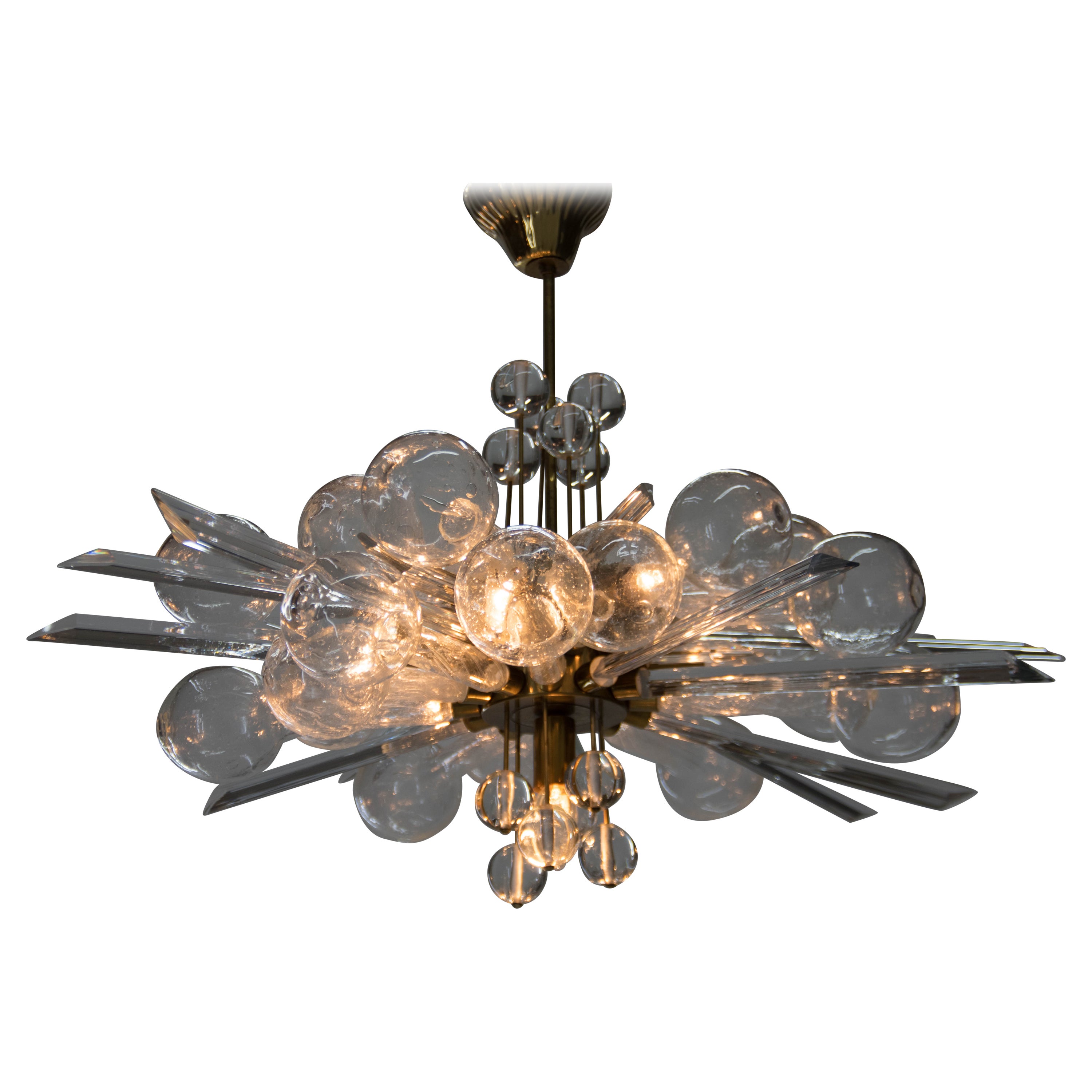 Extraordinary Art and Design Chandelier by Rene Roubicek, 1960s For ...