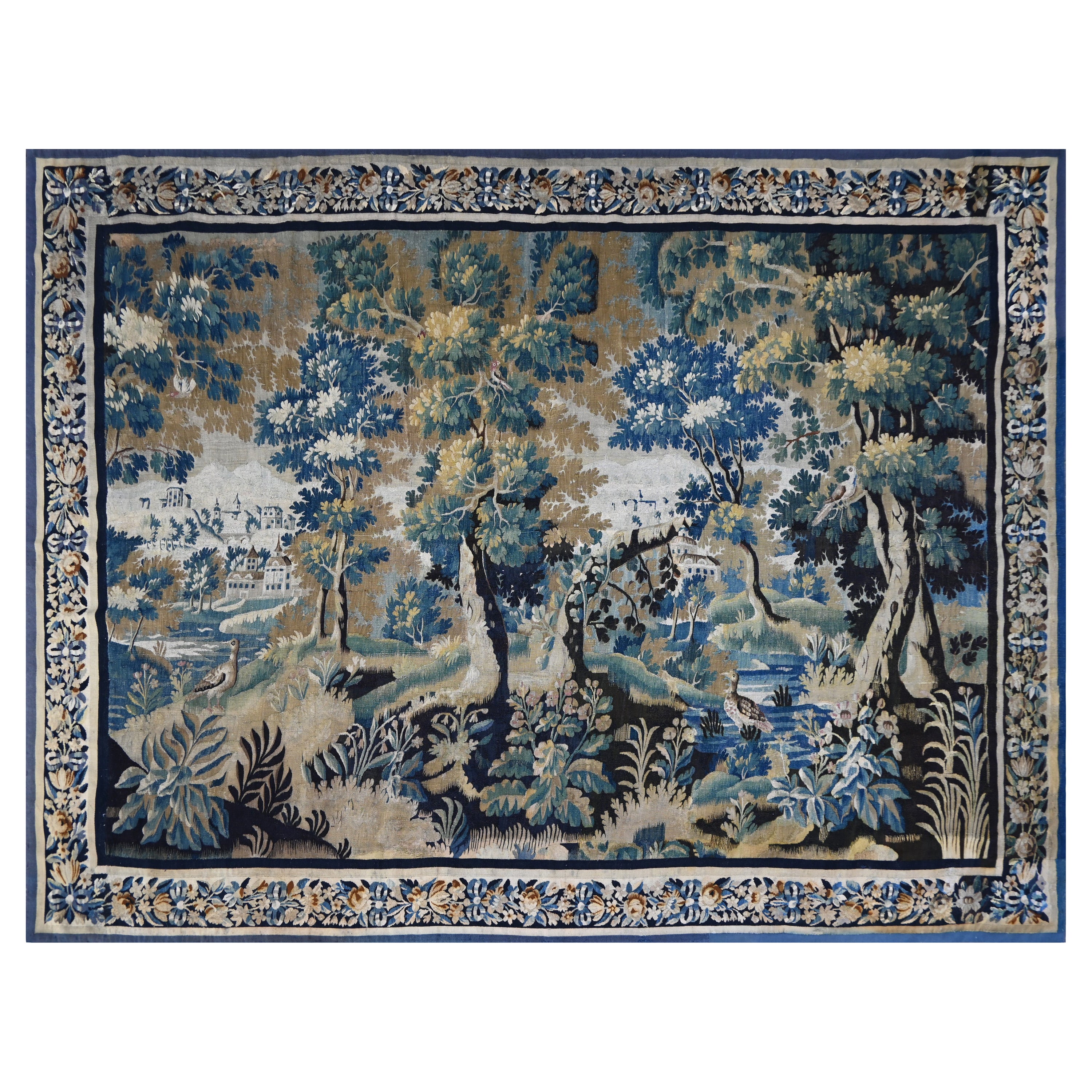 Flanders tapestry 17th century - Children's games - L3m55xH2m40 - No ...