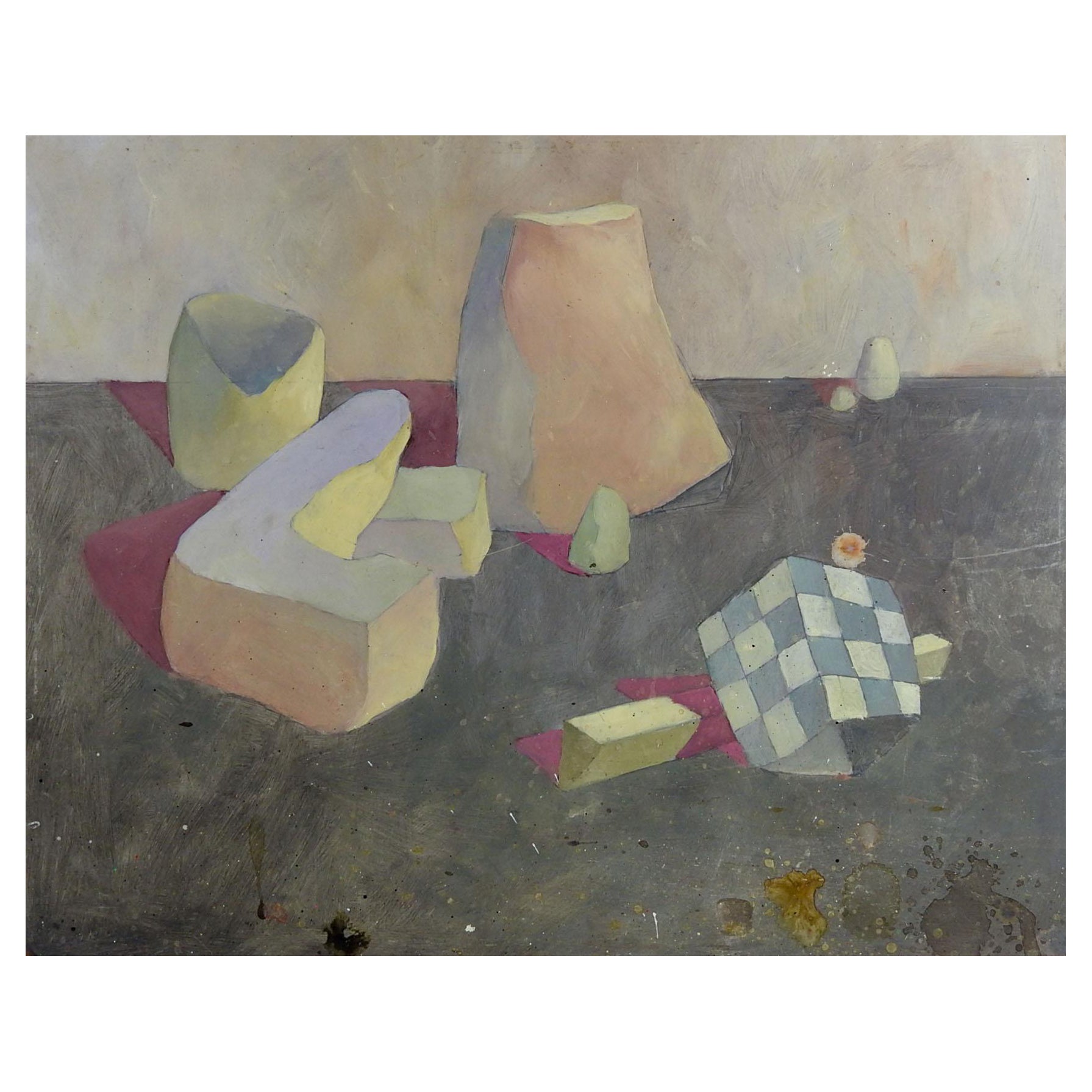 Mid 20th Century Abstract Painting by Tony Bass For Sale at 1stDibs