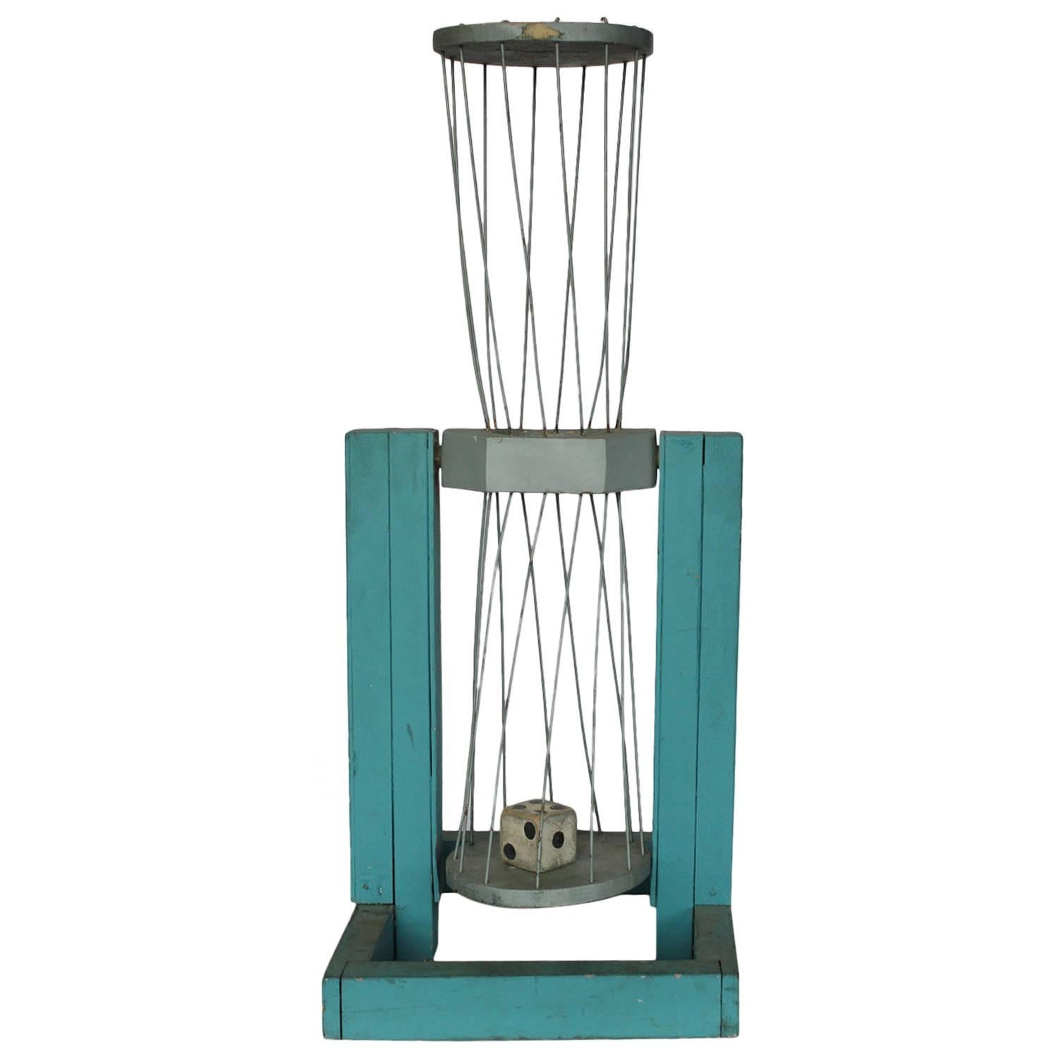 Large 1950's American Carnival Dice Cage For Sale at 1stDibs
