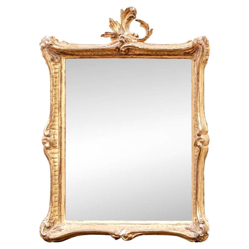 18th Century Gesso And Gilt Wood Mirror For Sale at 1stDibs
