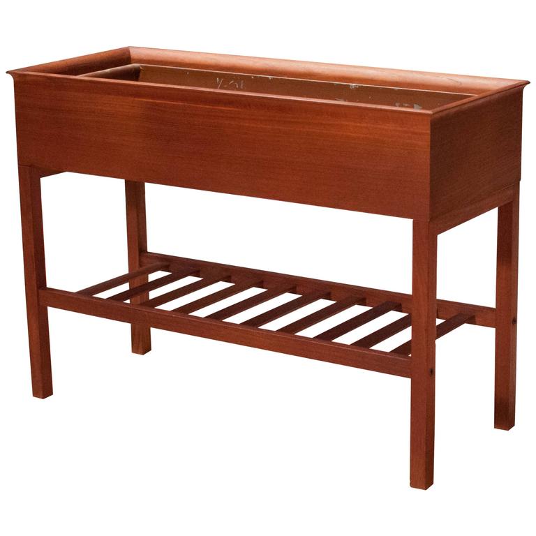 Danish Teak Planter Box at 1stDibs | teak planter boxes
