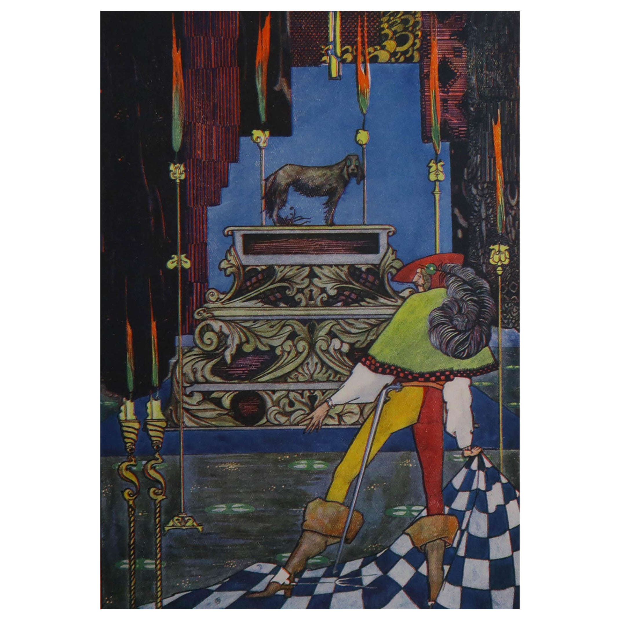 Original Vintage Print by Harry Clarke. C.1920 For Sale at 1stDibs
