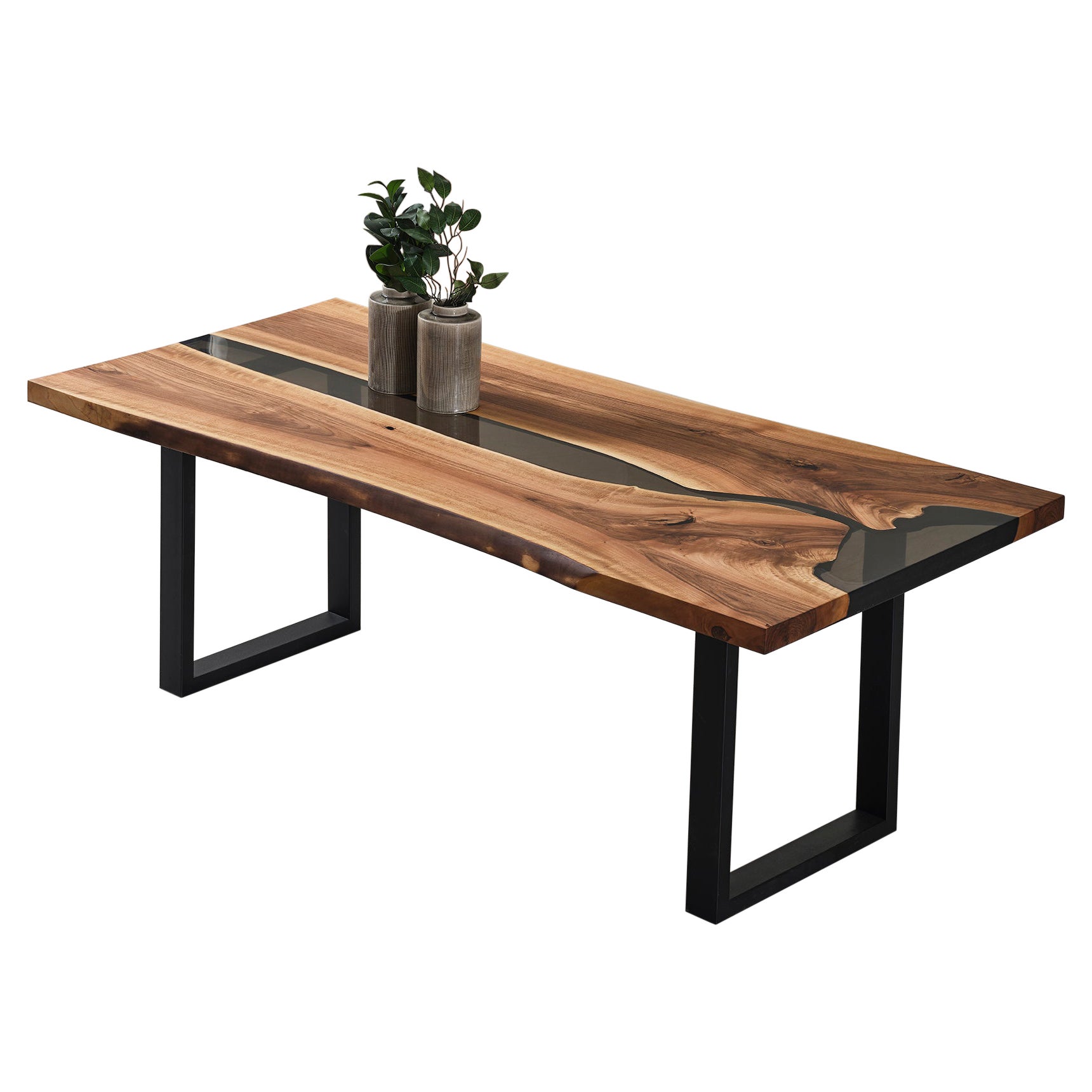Black Walnut Kitchen Table - Rustic Dining Table For Sale at 1stDibs