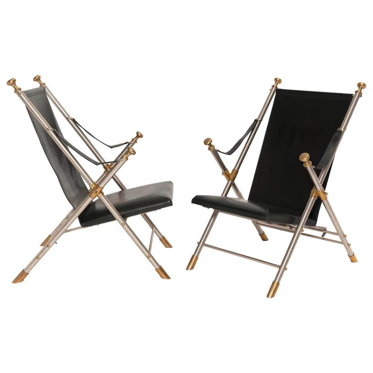 Pair of Antique Roman Style Chairs For Sale at 1stdibs