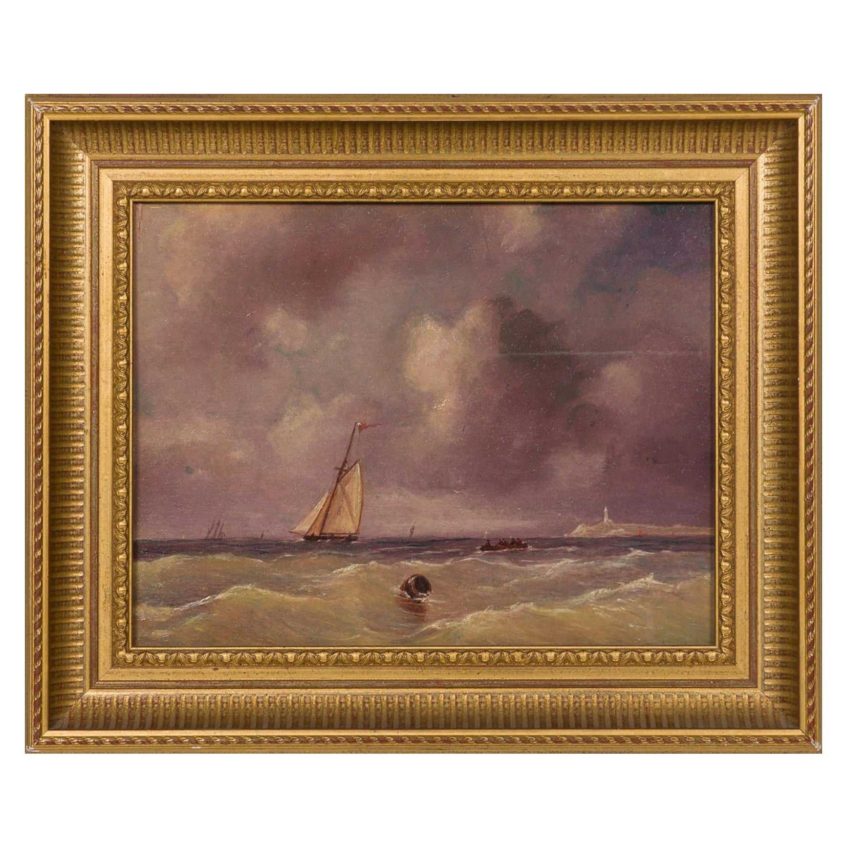 “Schooner under full sail” by German American Artist Alfred Gabali at ...