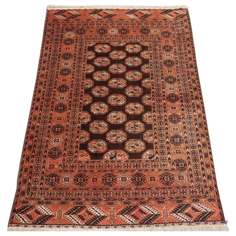 Antique Tekke Turkmen Rug Of Unusual Design And Colour, Circa 1920 For ...