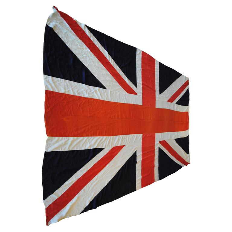 Enormous Antique British Flag For Sale at 1stDibs