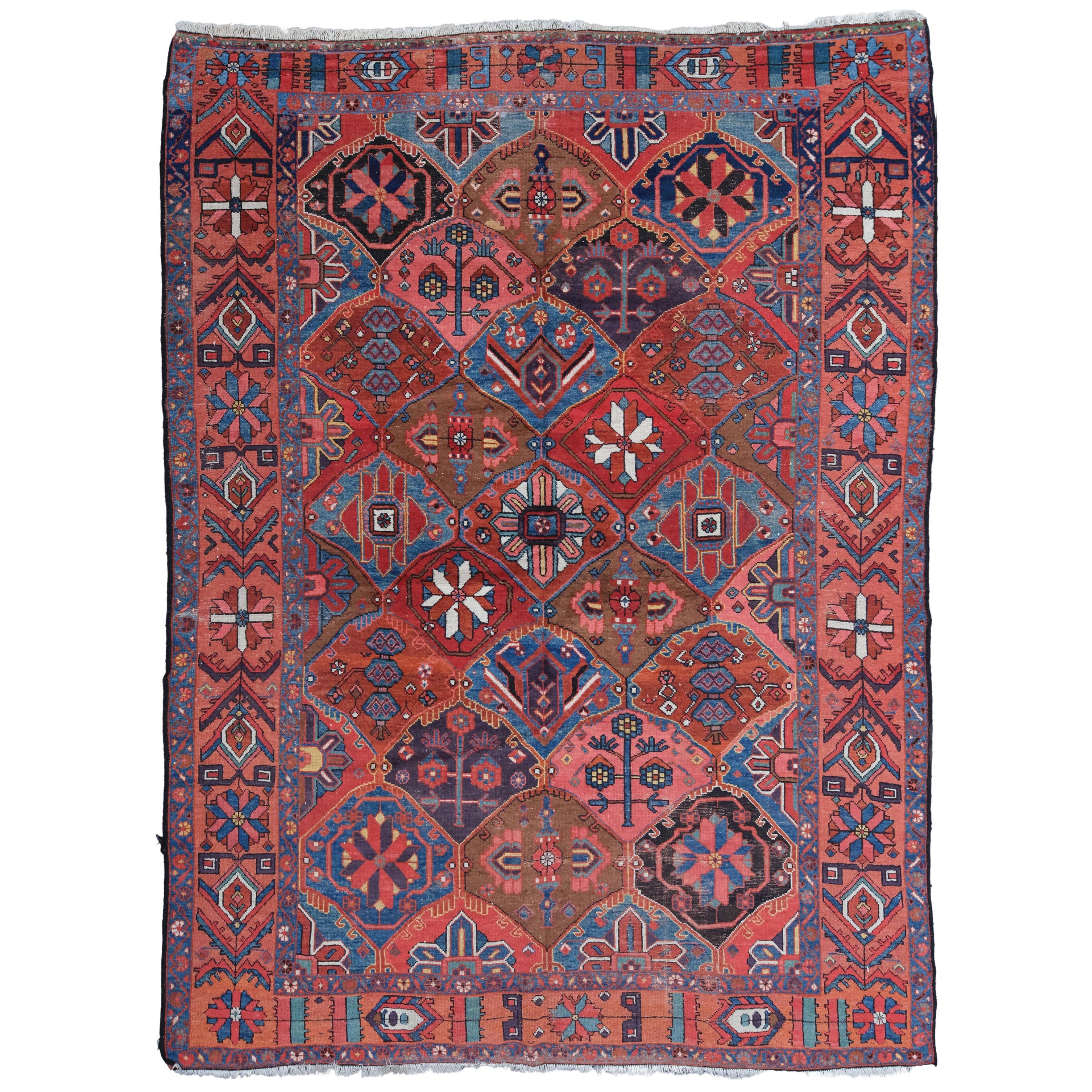 20th Century Vintage Mahal Carpet - Vintage Persian Wool Mahal Carpet ...