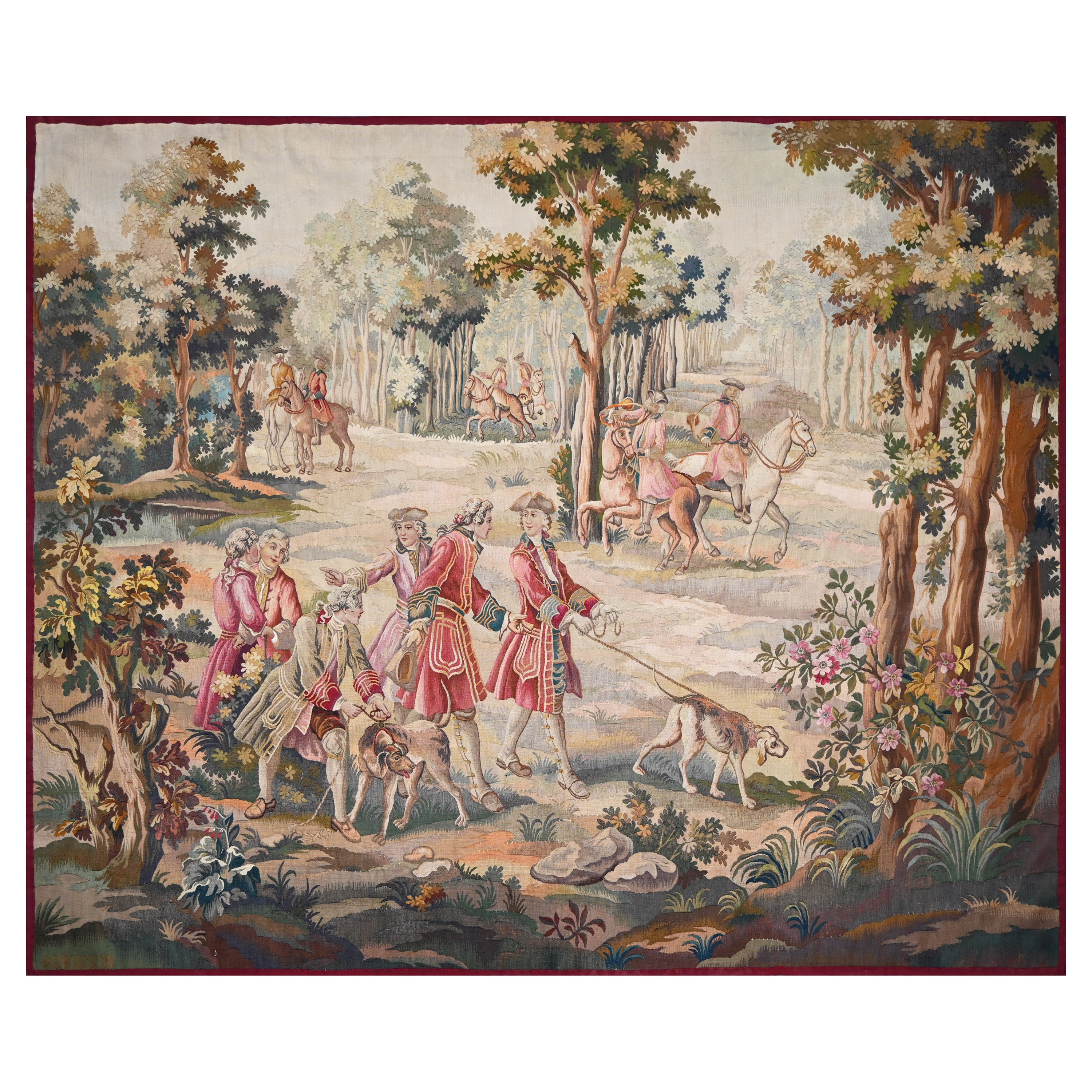 Flanders tapestry 17th century - Children's games - L3m55xH2m40 - No ...
