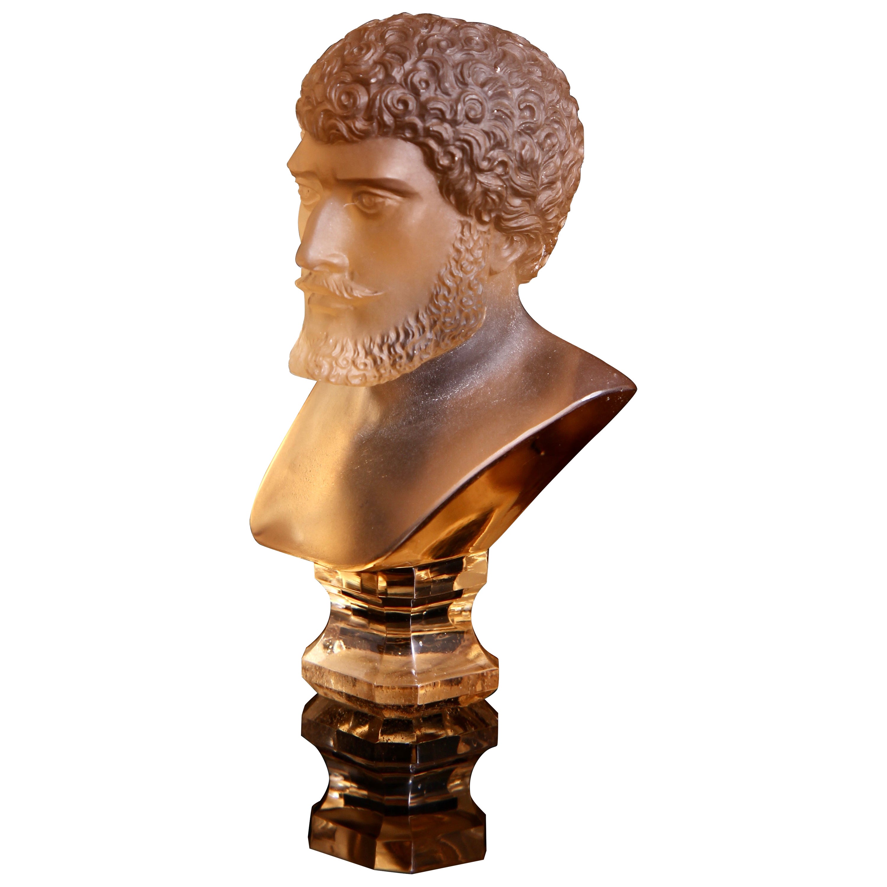 18th Century Venetian Style Carved Wood Busts, Circa 1940 at 1stDibs