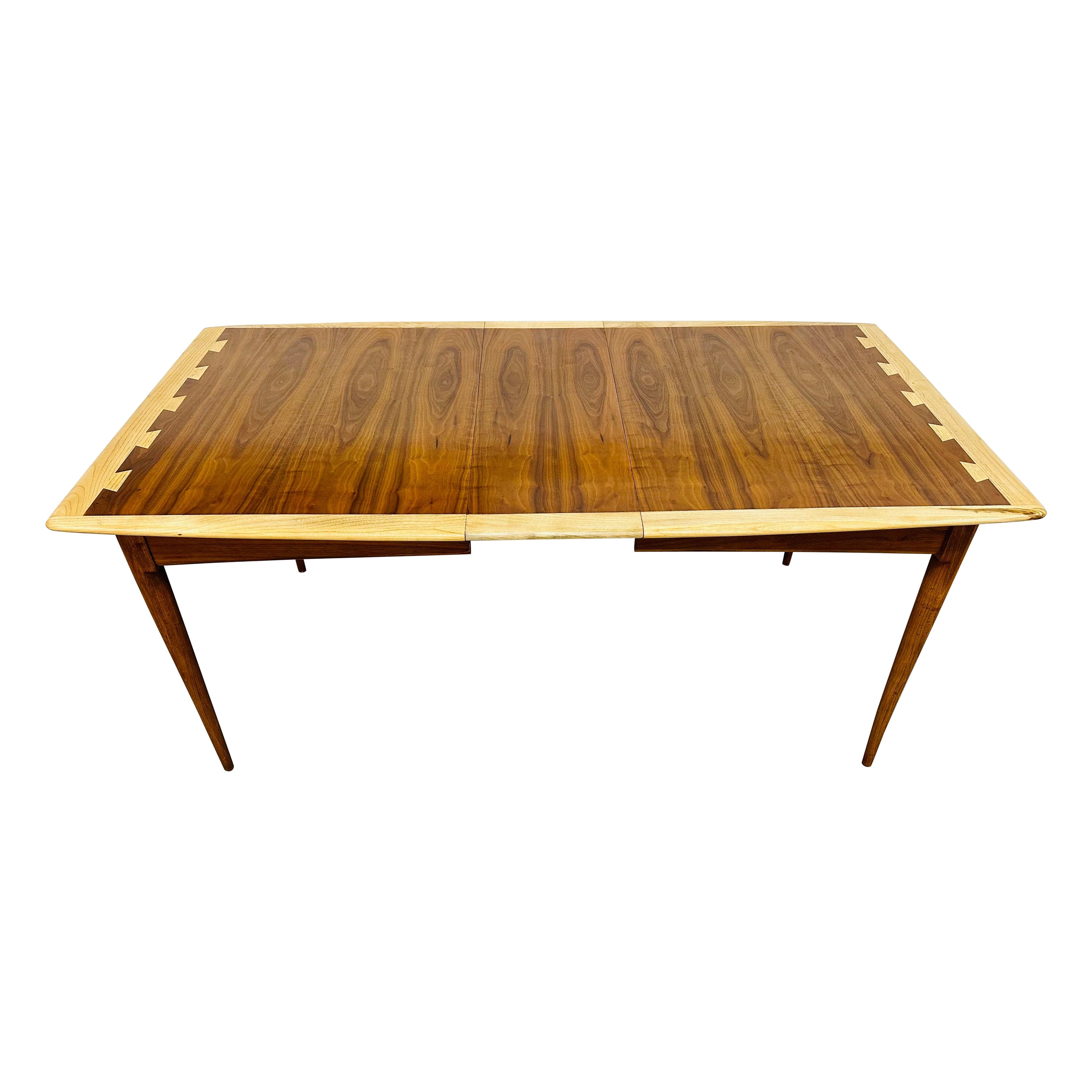 Rare Lovely Lane Acclaim Walnut Hall Console Table, Mid-Century Modern ...