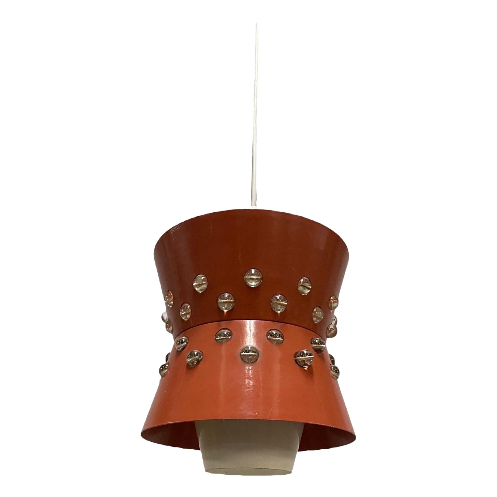 Mauri Almari Ceiling Lamp Model K2-7 in Painted Metal, Idman 1950s For ...