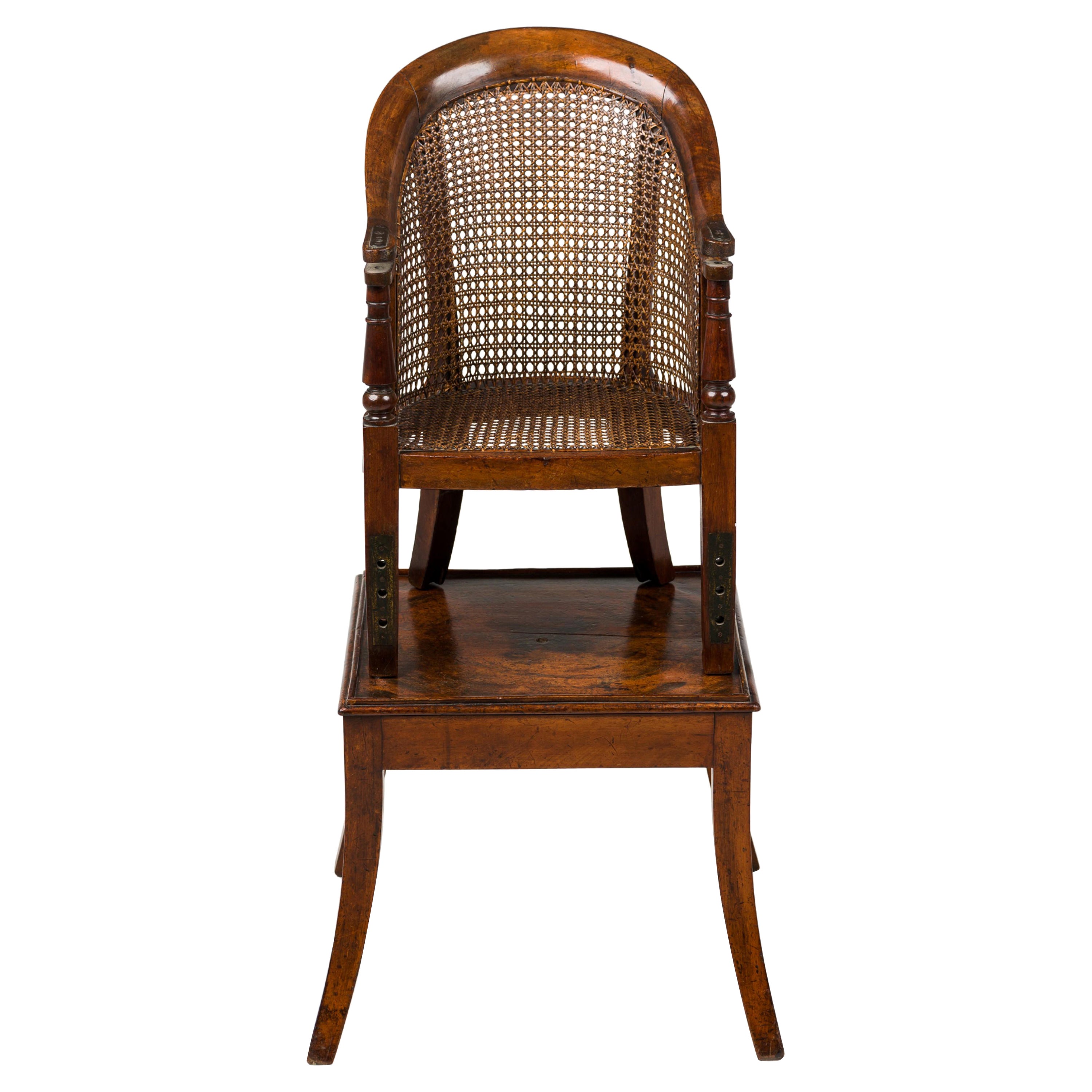 Americana Caned Chair at 1stDibs
