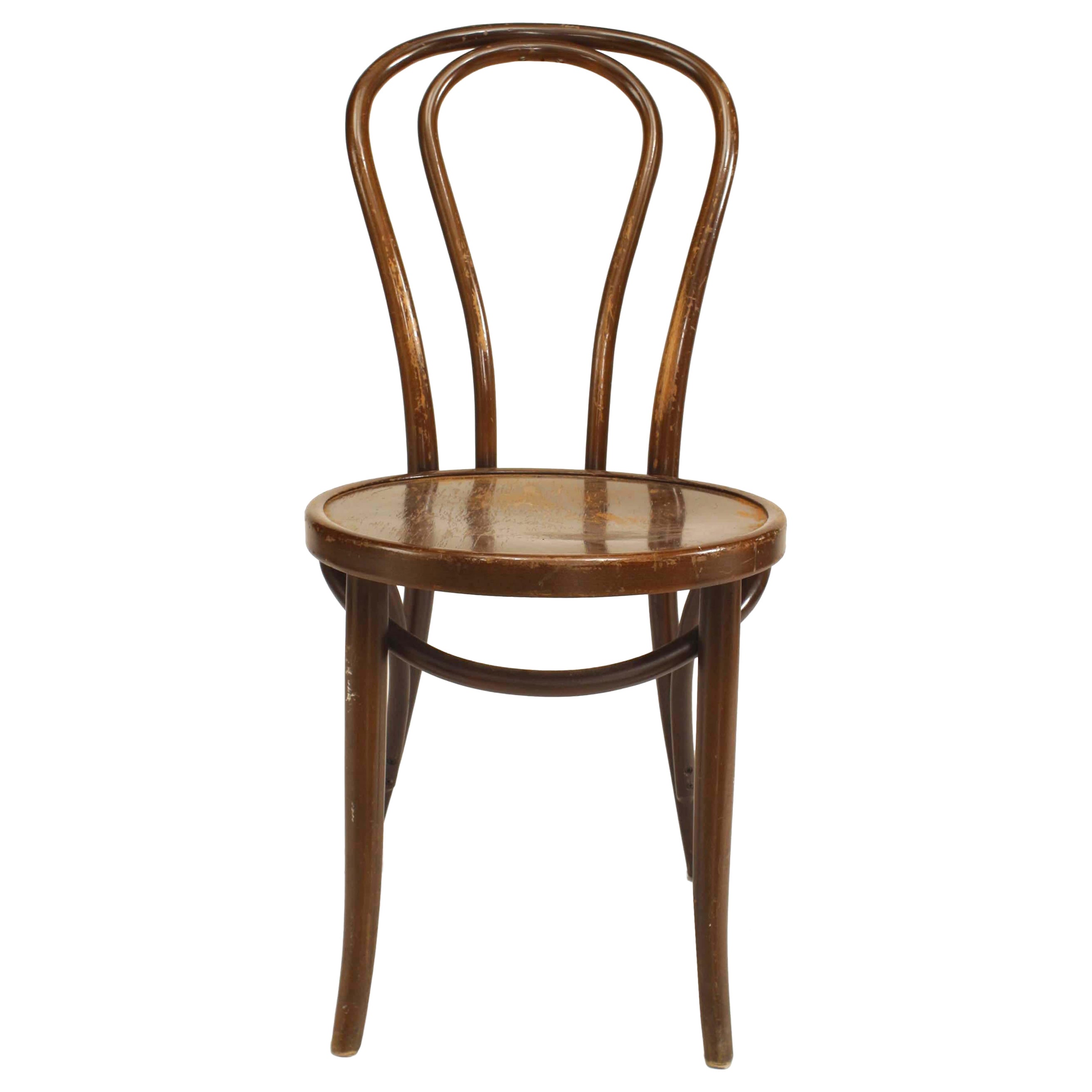 Bentwood Scroll Café Side Chairs For Sale at 1stDibs