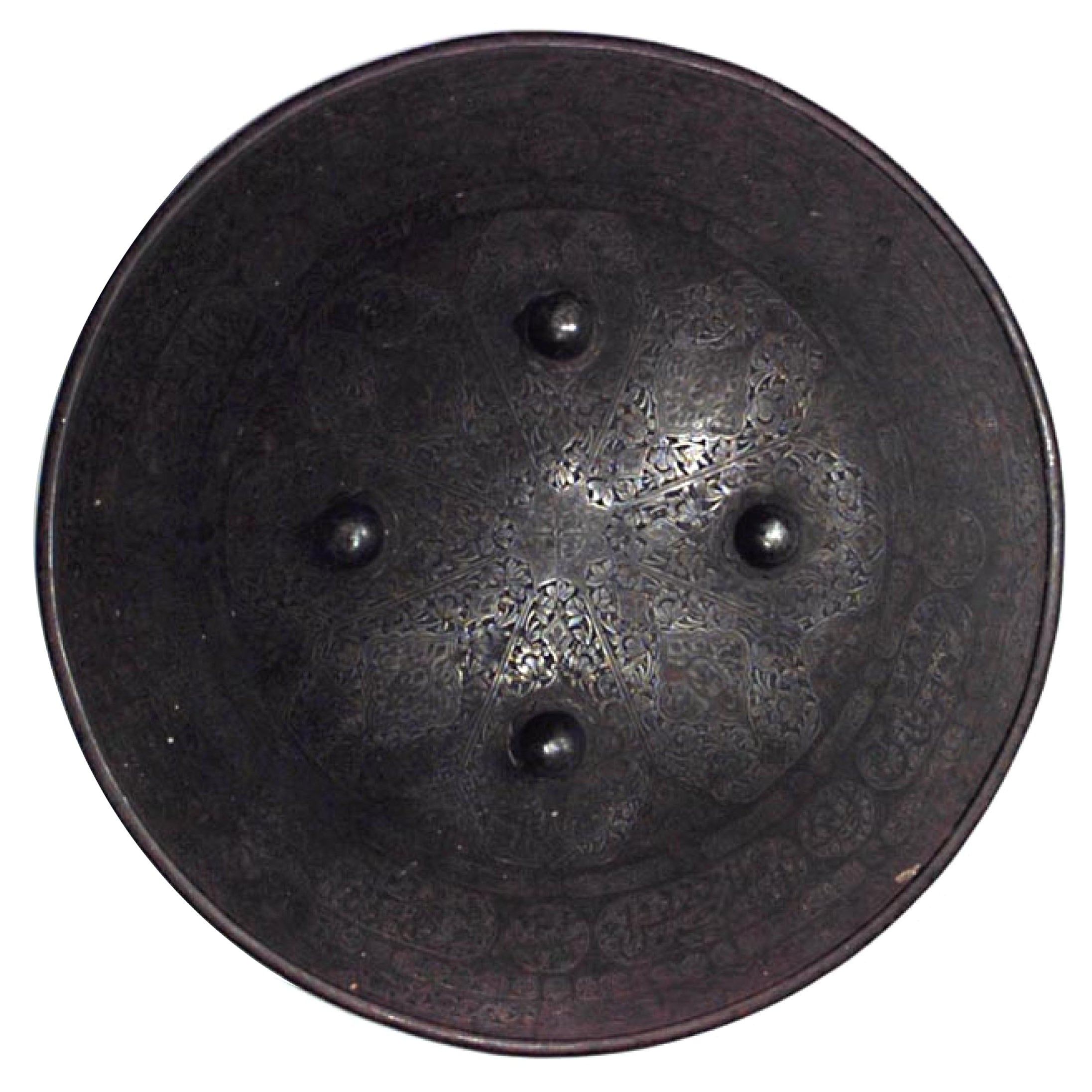 Moorish Style Round Metal Shield For Sale at 1stDibs