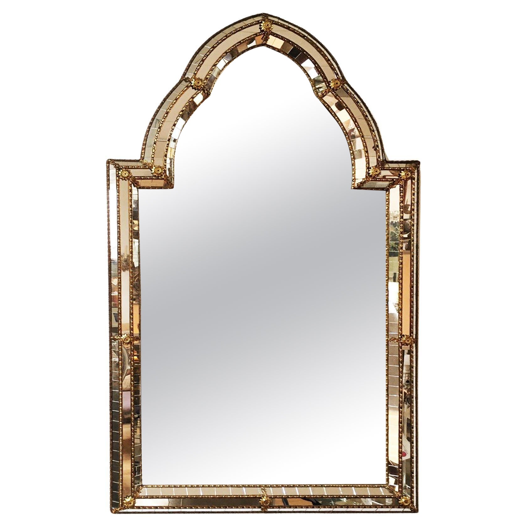 Vintage French Hollywood Regency Style Decorative Venetian Glass Wall ...