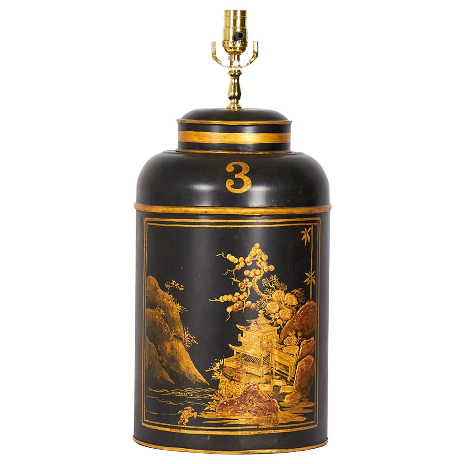 Tea Caddy Lamp For Sale at 1stDibs