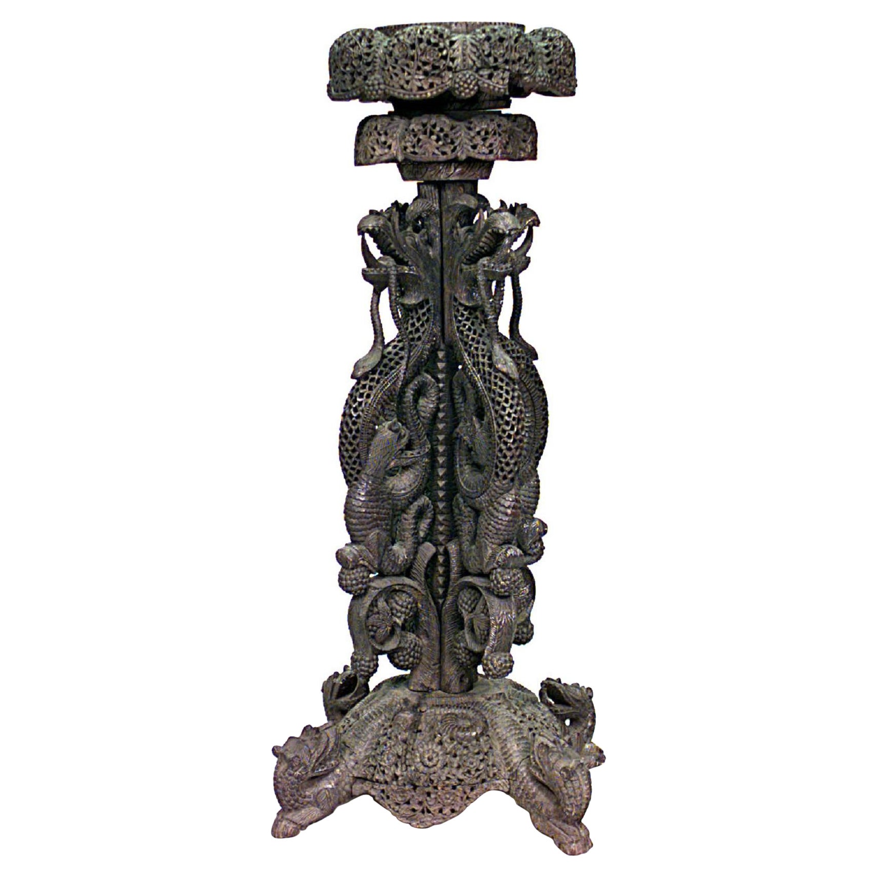 Asian Filigree Fernery For Sale at 1stDibs