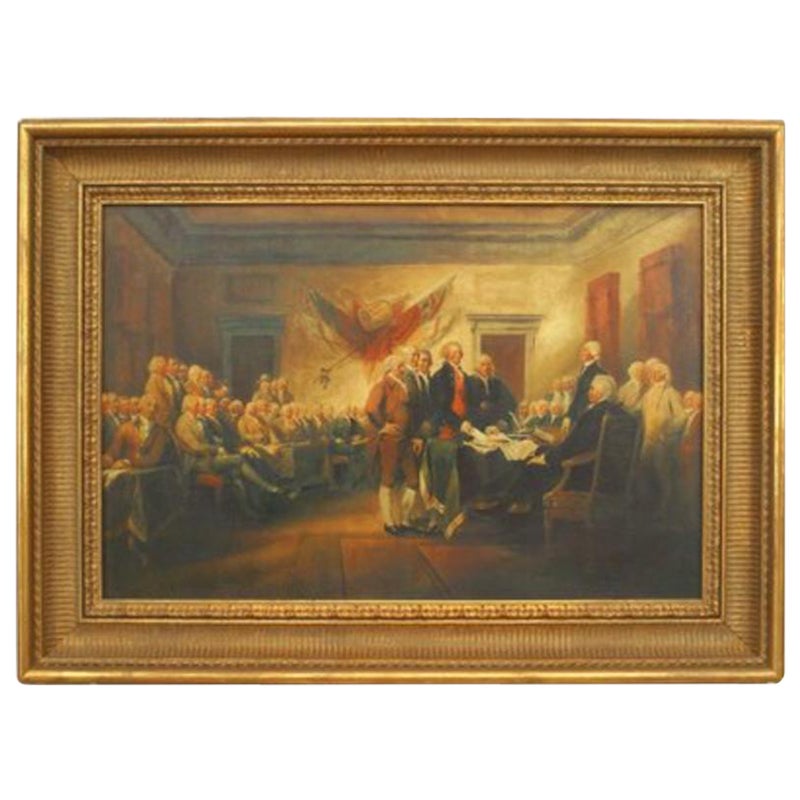 Declaration of Independence Signing Painting For Sale at 1stDibs